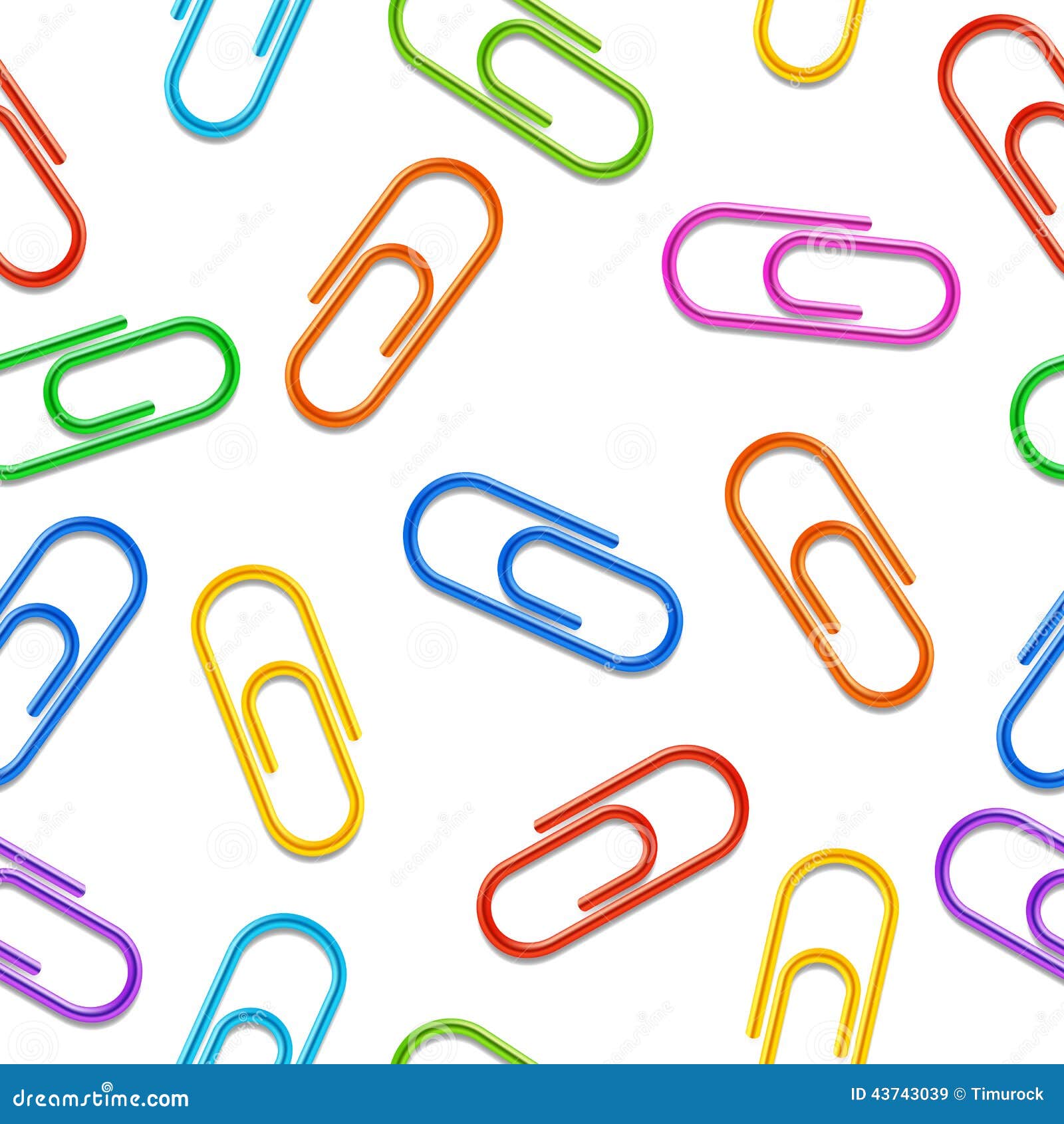 Color clips pattern. stock vector. Illustration of paper - 43743039