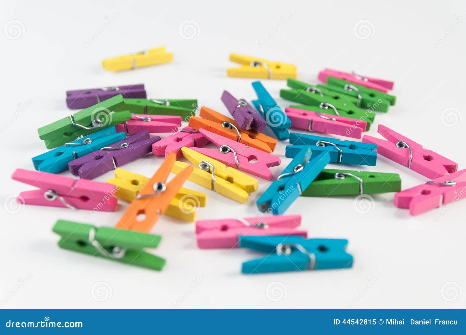 Color clothes pegs stock image. Image of clothes, clothespegs - 44542815