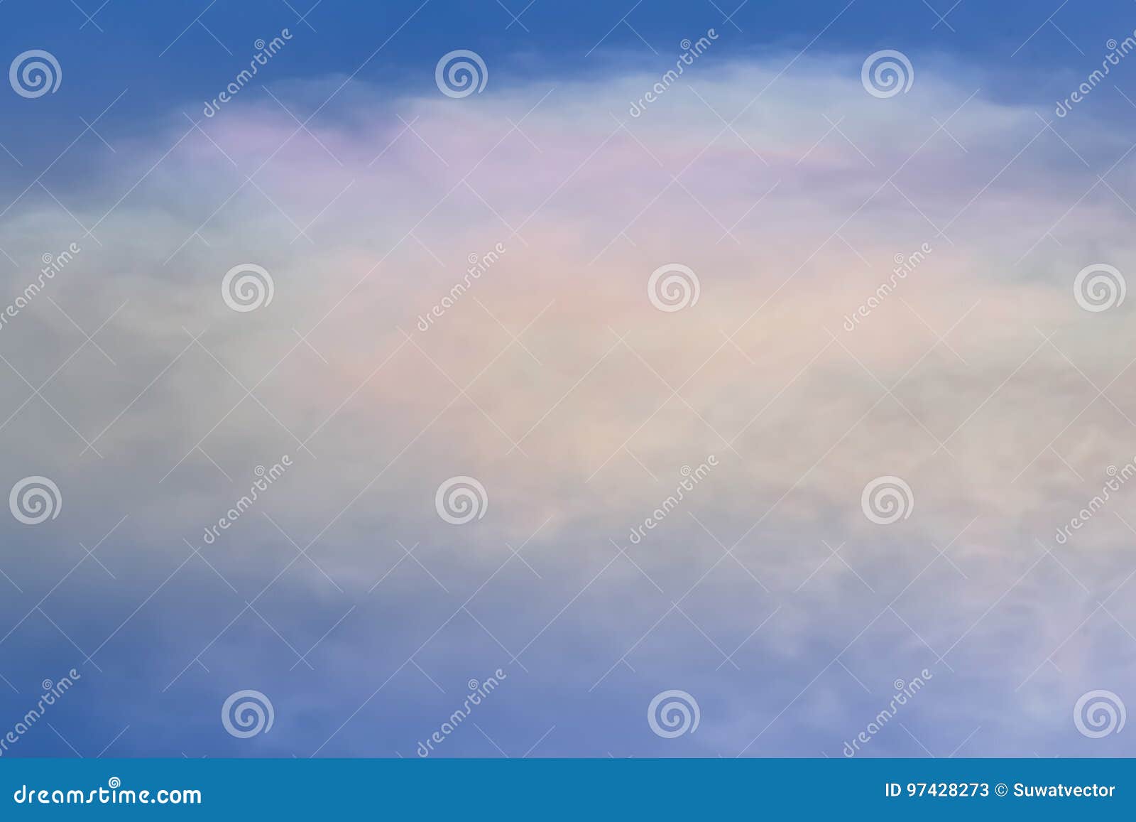 Color through Clouds in the Evening Sky. Stock Image - Image of shape ...