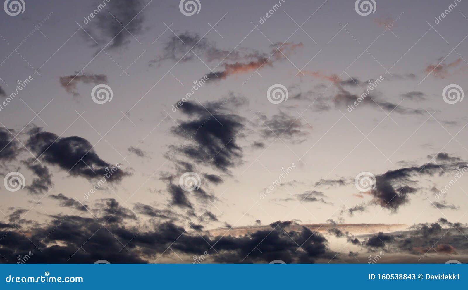 The Color of Clouds at Sunset Stock Image - Image of cloud, scenic ...
