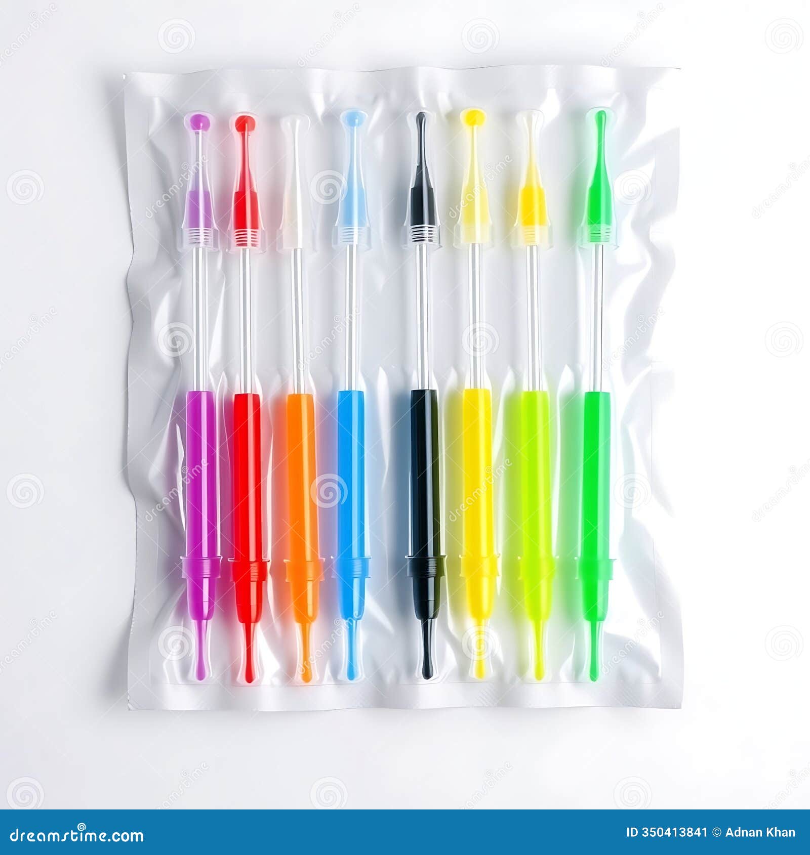 A Color Coded Set of IV Cannulas in Their Original Sterile Packaging on ...