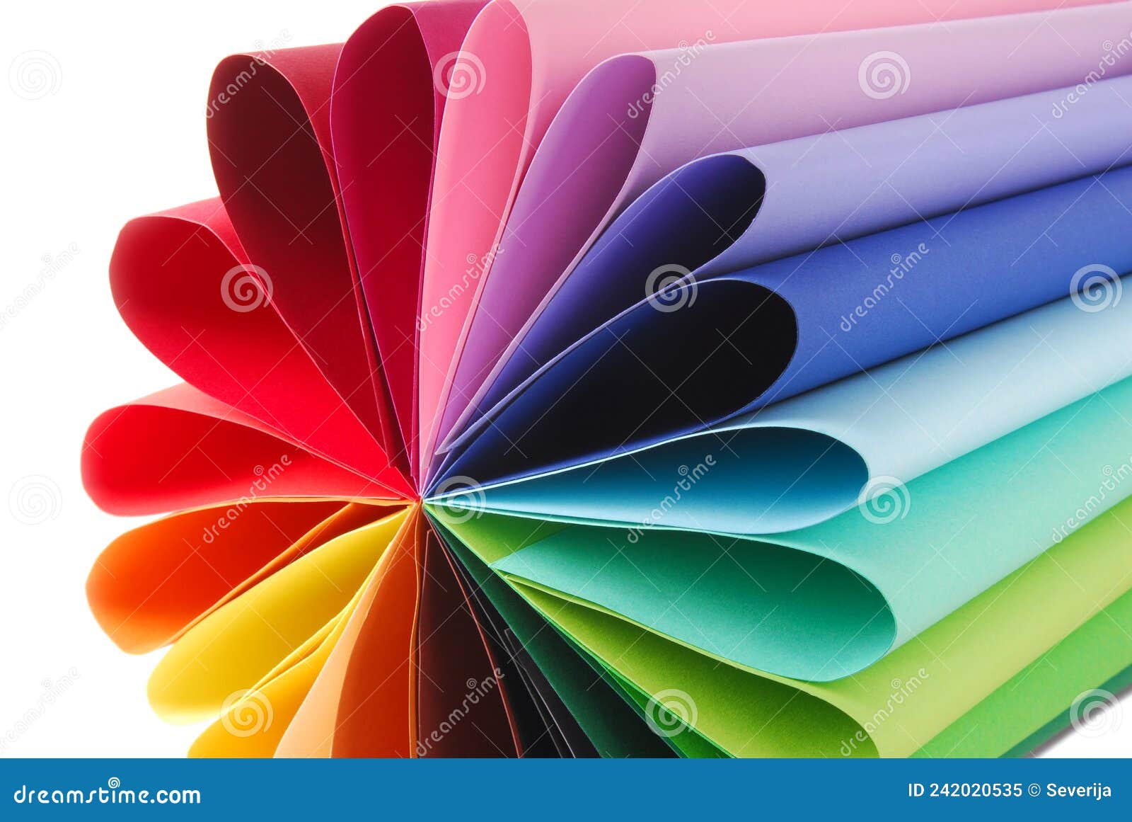 Color Colorful Paper Texture Folded Stock Image - Image of fold, heap ...