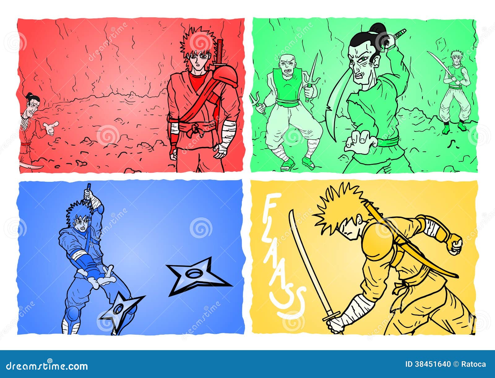 Color comic stock vector. Illustration of hand, composition - 38451640