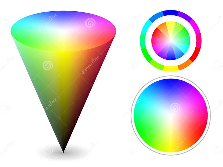 Color cone stock vector. Illustration of geometric, 3dprinting - 8680680