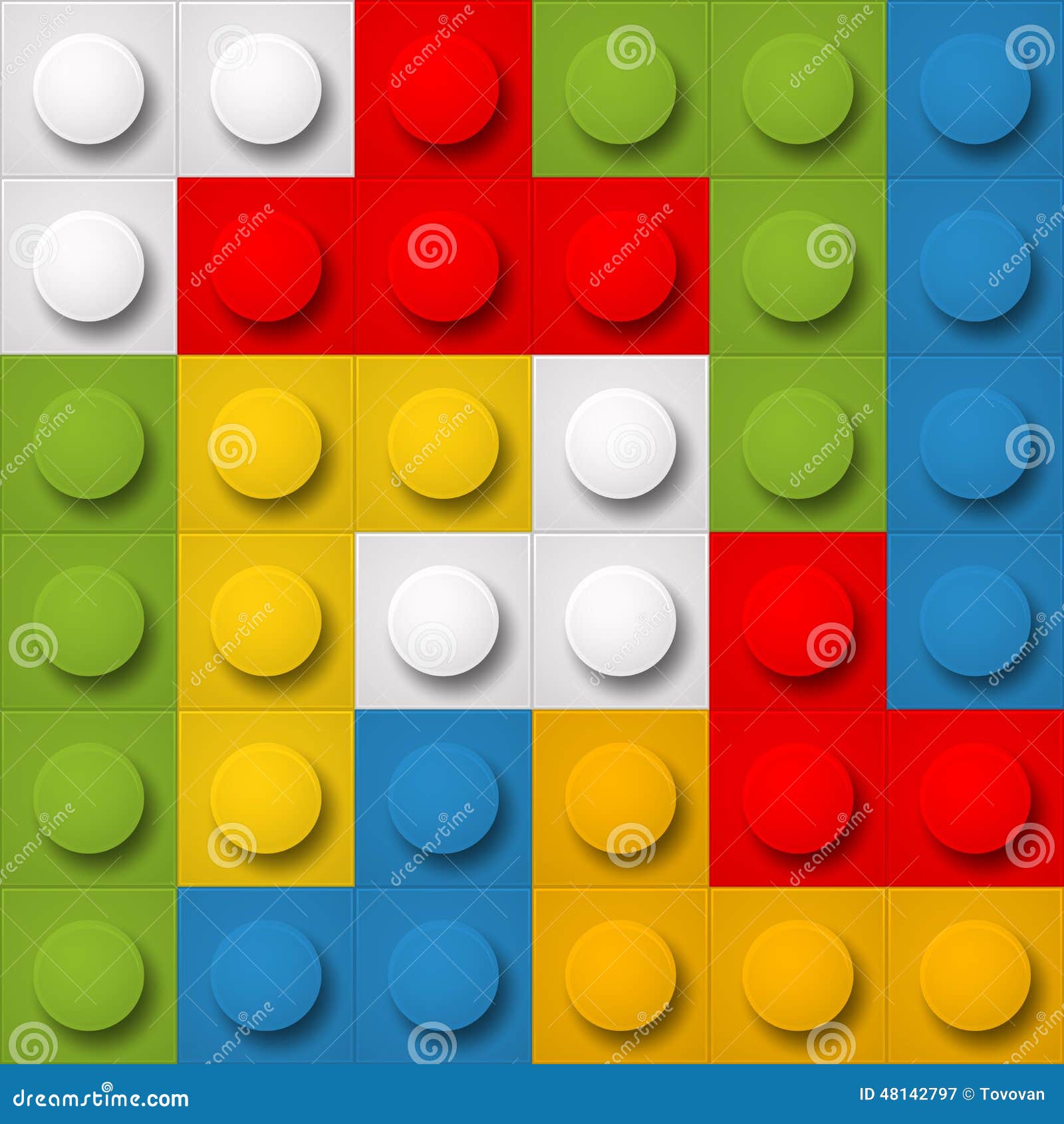 Color constructor blocks stock vector. Illustration of ornament - 48142797