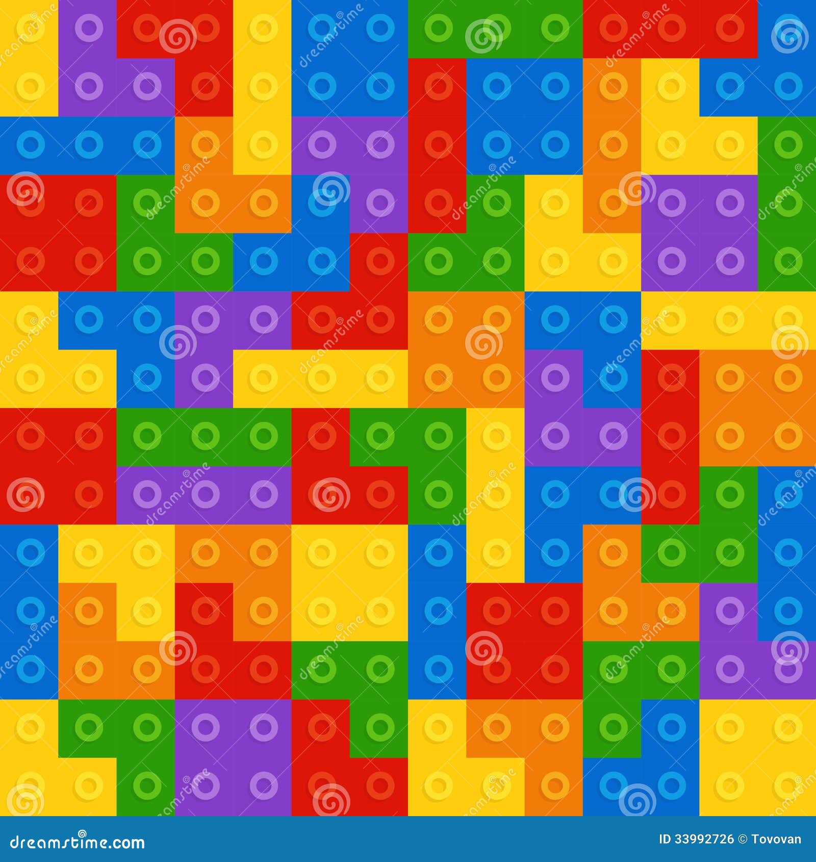 Color constructor blocks stock vector. Illustration of detail - 33992726