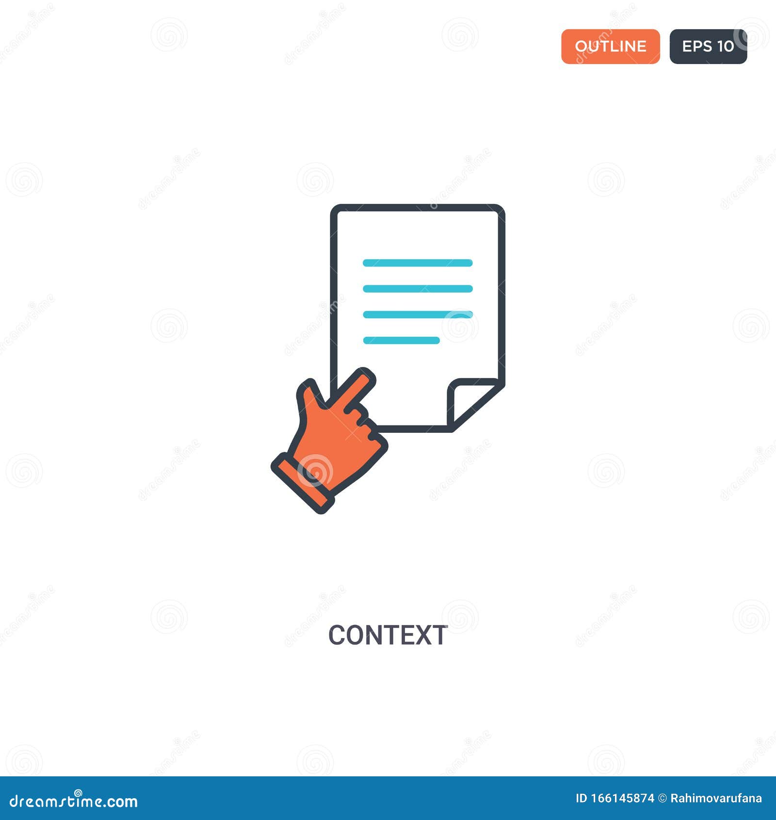 2 Color Context Concept Line Vector Icon. Isolated Two Colored Context ... 2 Color Context Concept Line Vector Icon. Isolated Two Colored Context ...