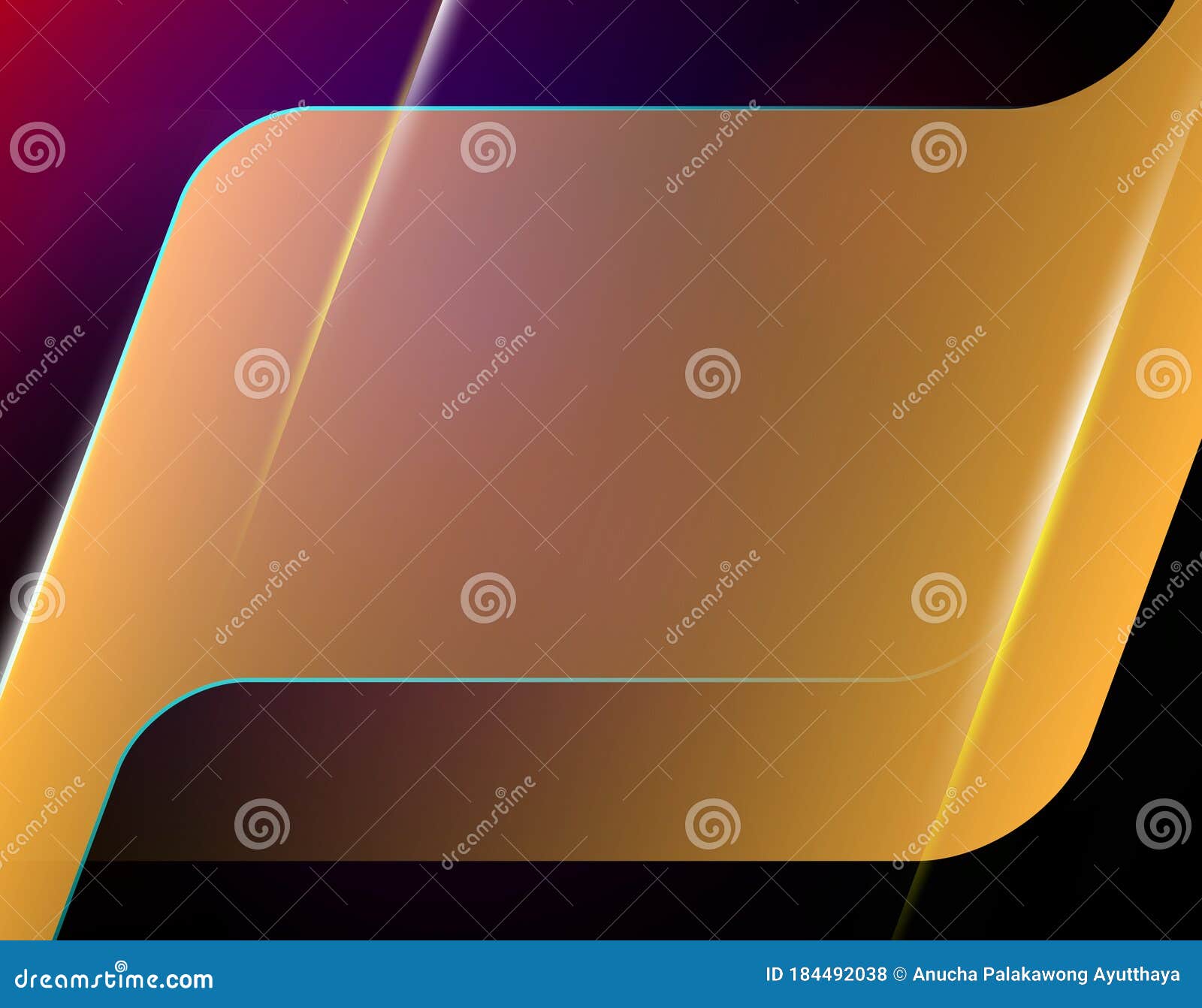The Color Contrasts with the Black Background Stock Vector ...