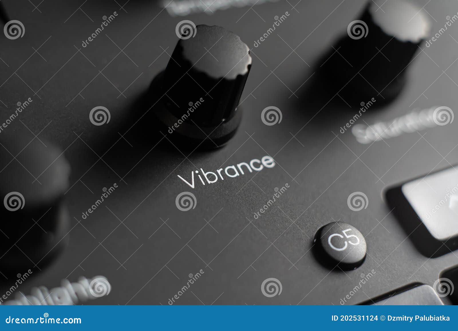 Color Correction Control Buttons on the Panel Close-up Stock Photo ...