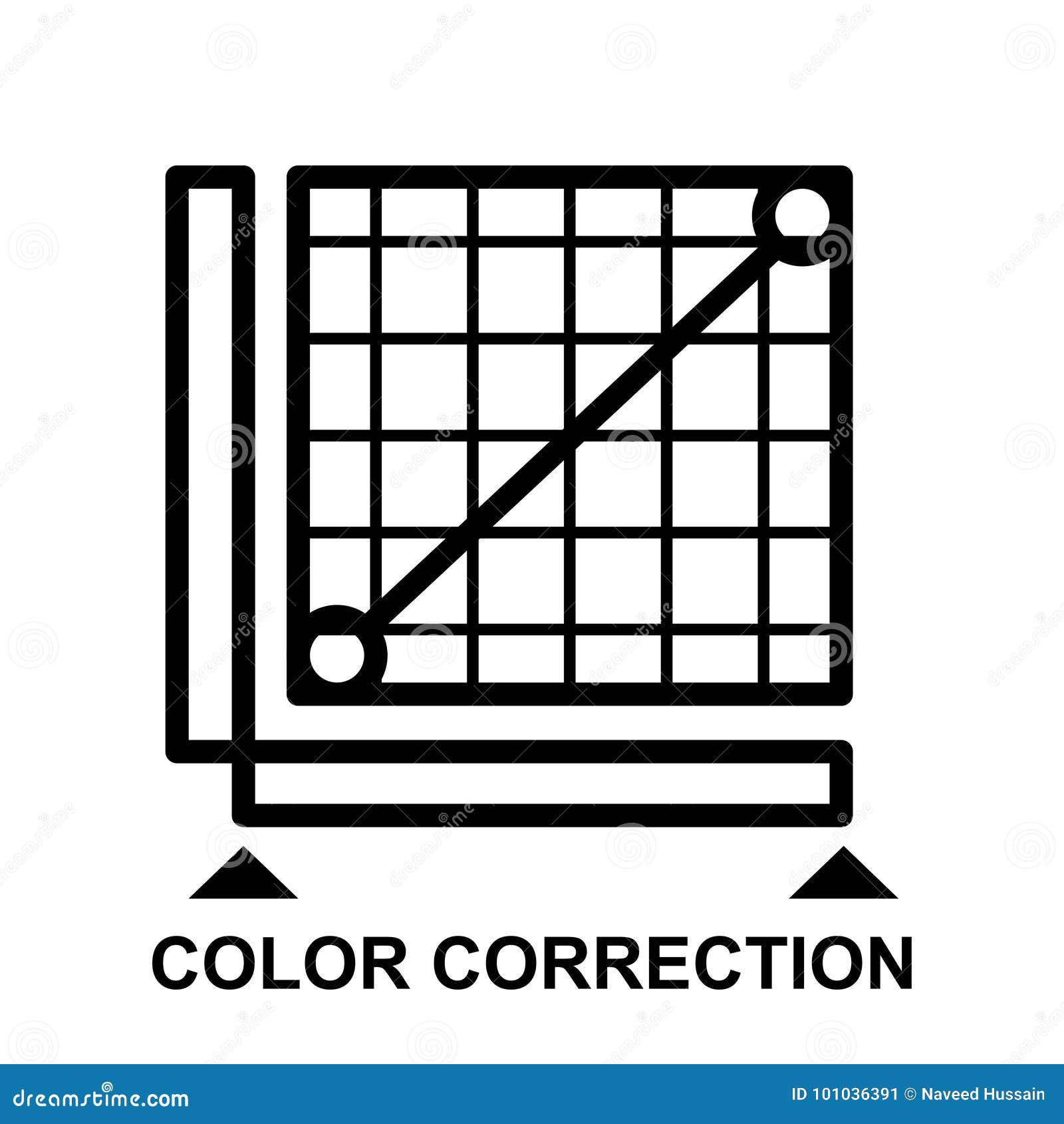 Color correction icon stock illustration. Illustration of correct ...