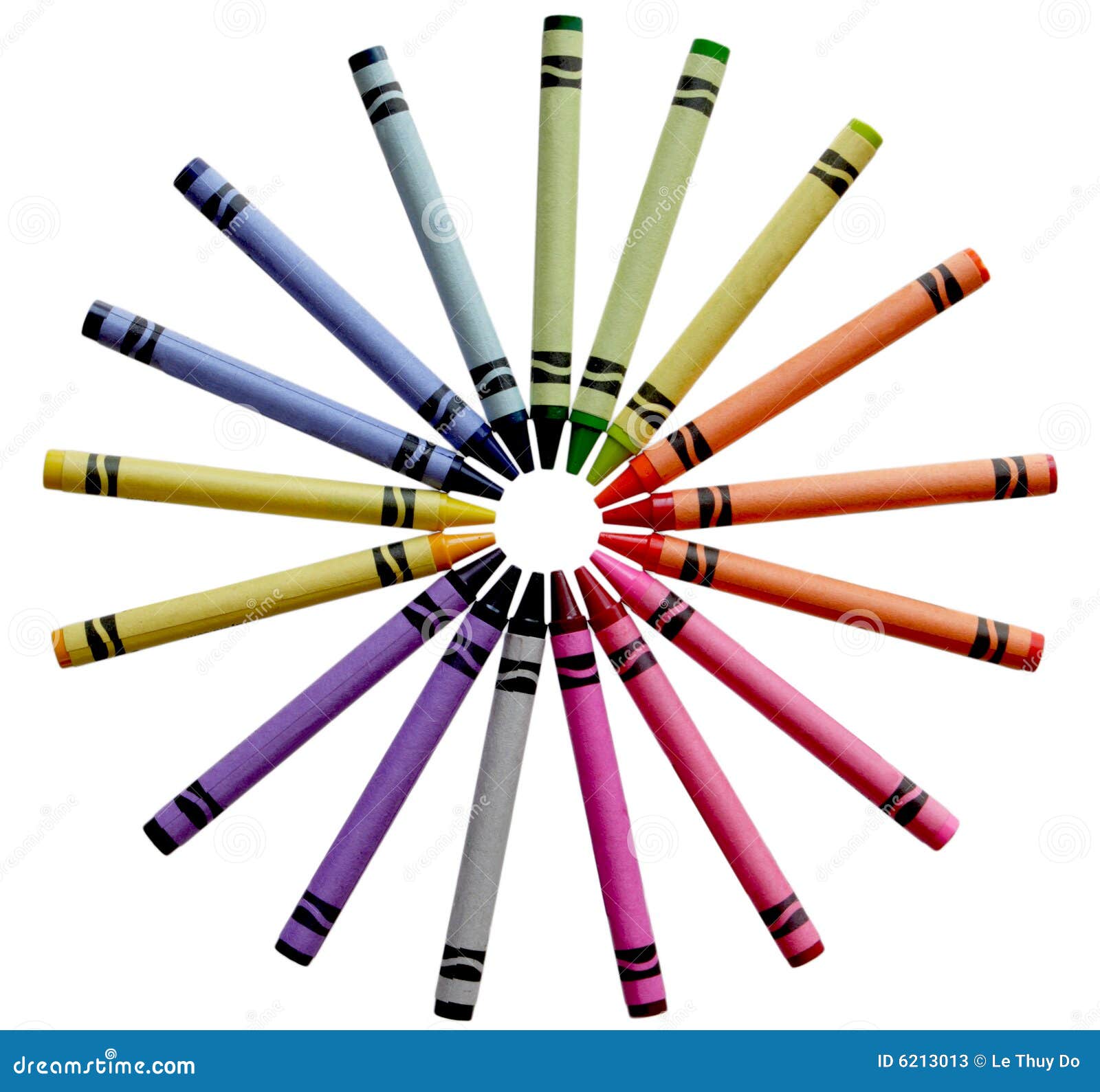 Color Crayons stock image. Image of pattern, rainbow, colorful - 6213013