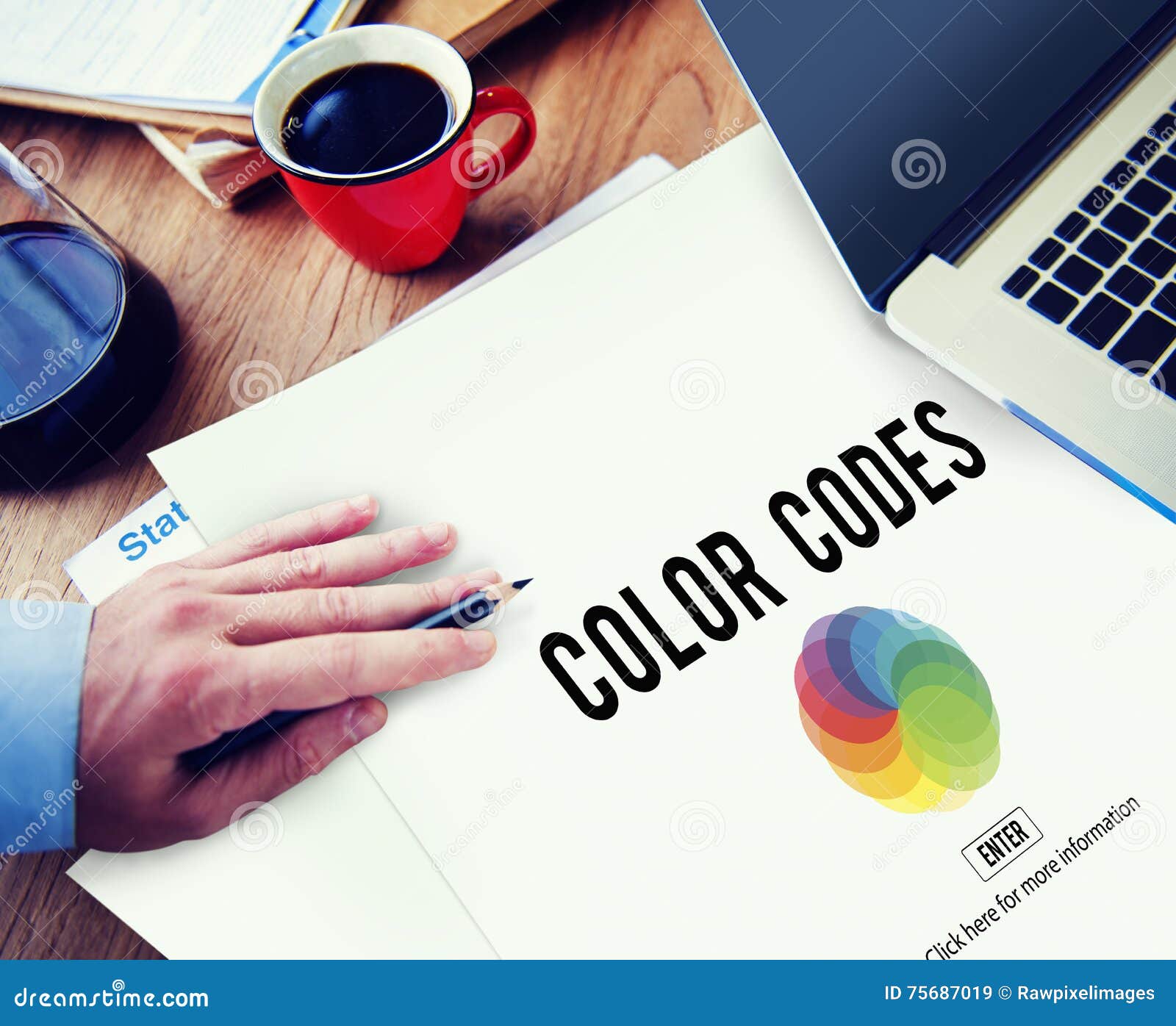 Color Creativity Color Codes Colorscheme Concept Stock Image - Image of ...