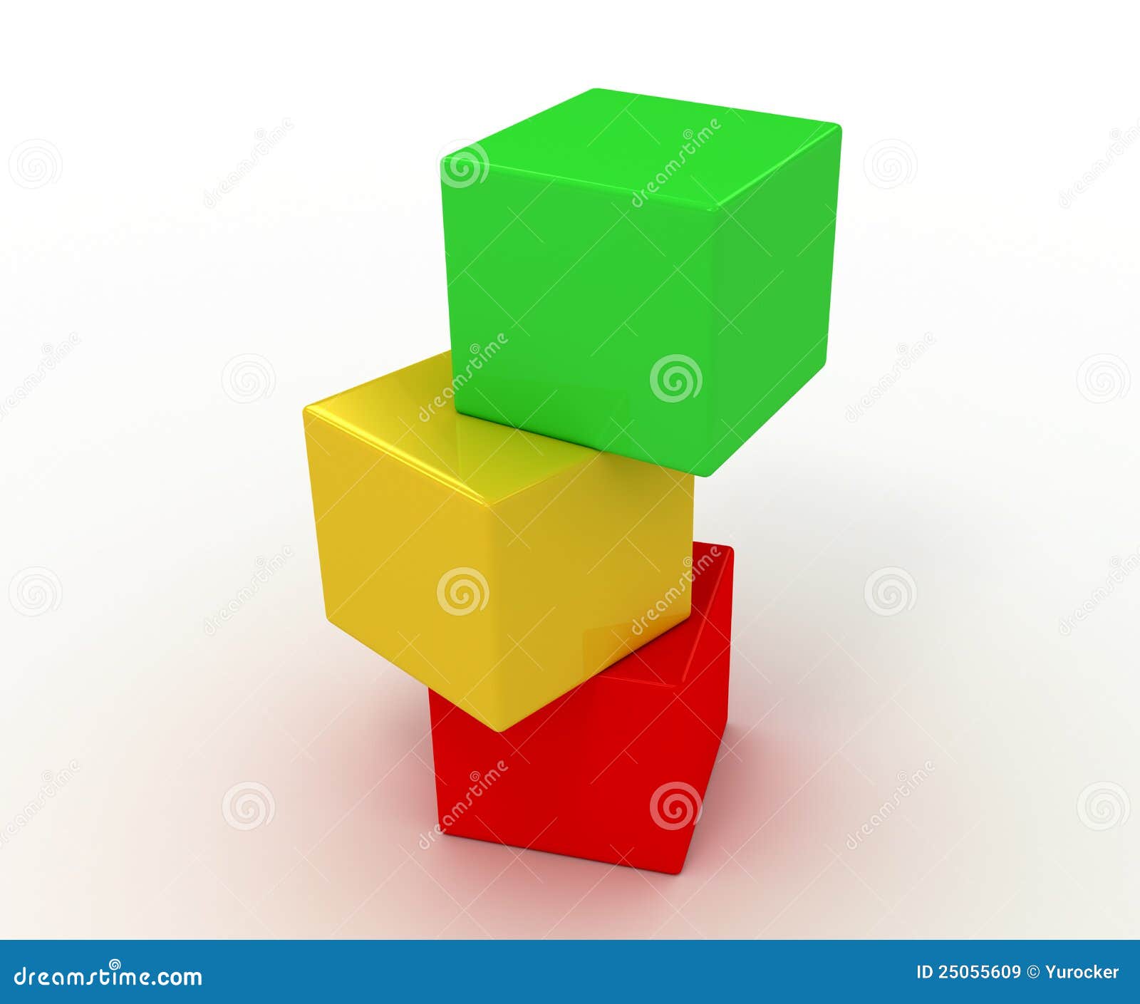 The color cubes stock illustration. Illustration of light - 25055609