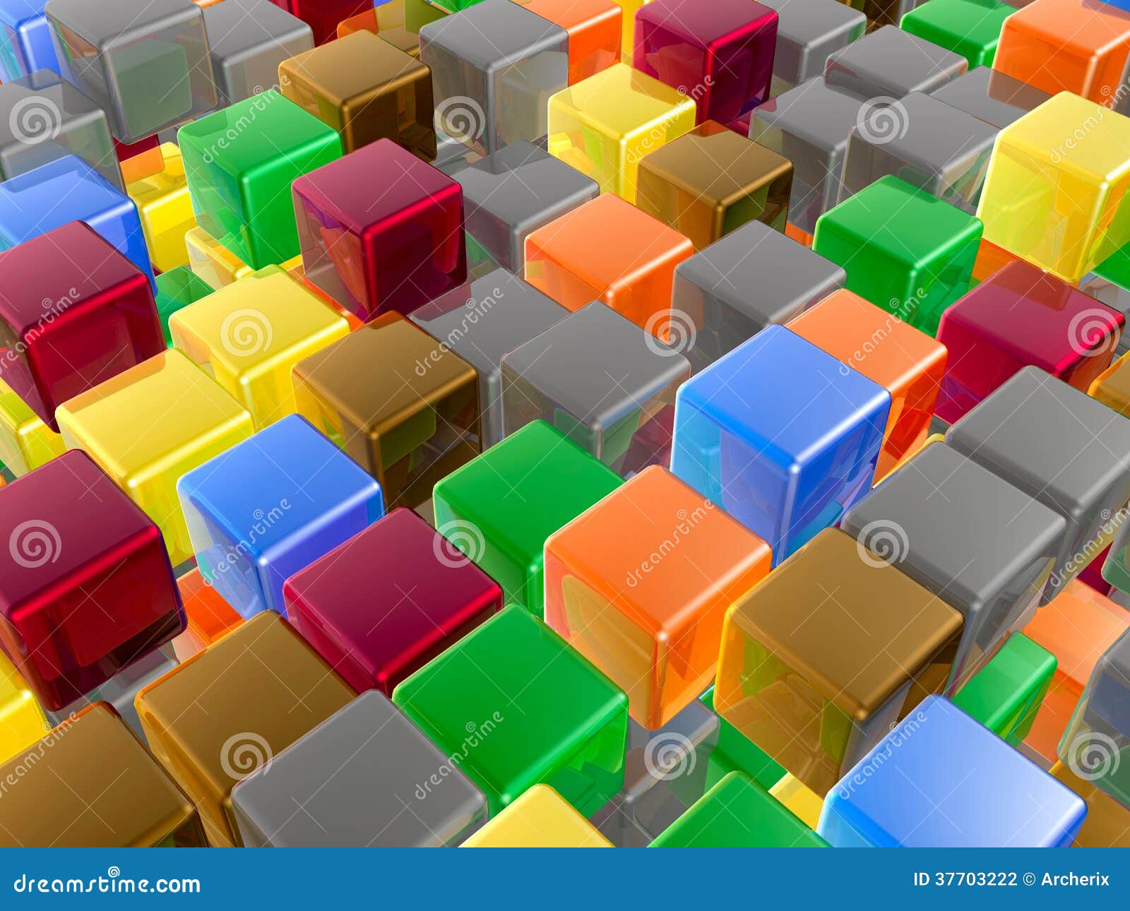 Color cubes stock illustration. Illustration of cubes - 37703222