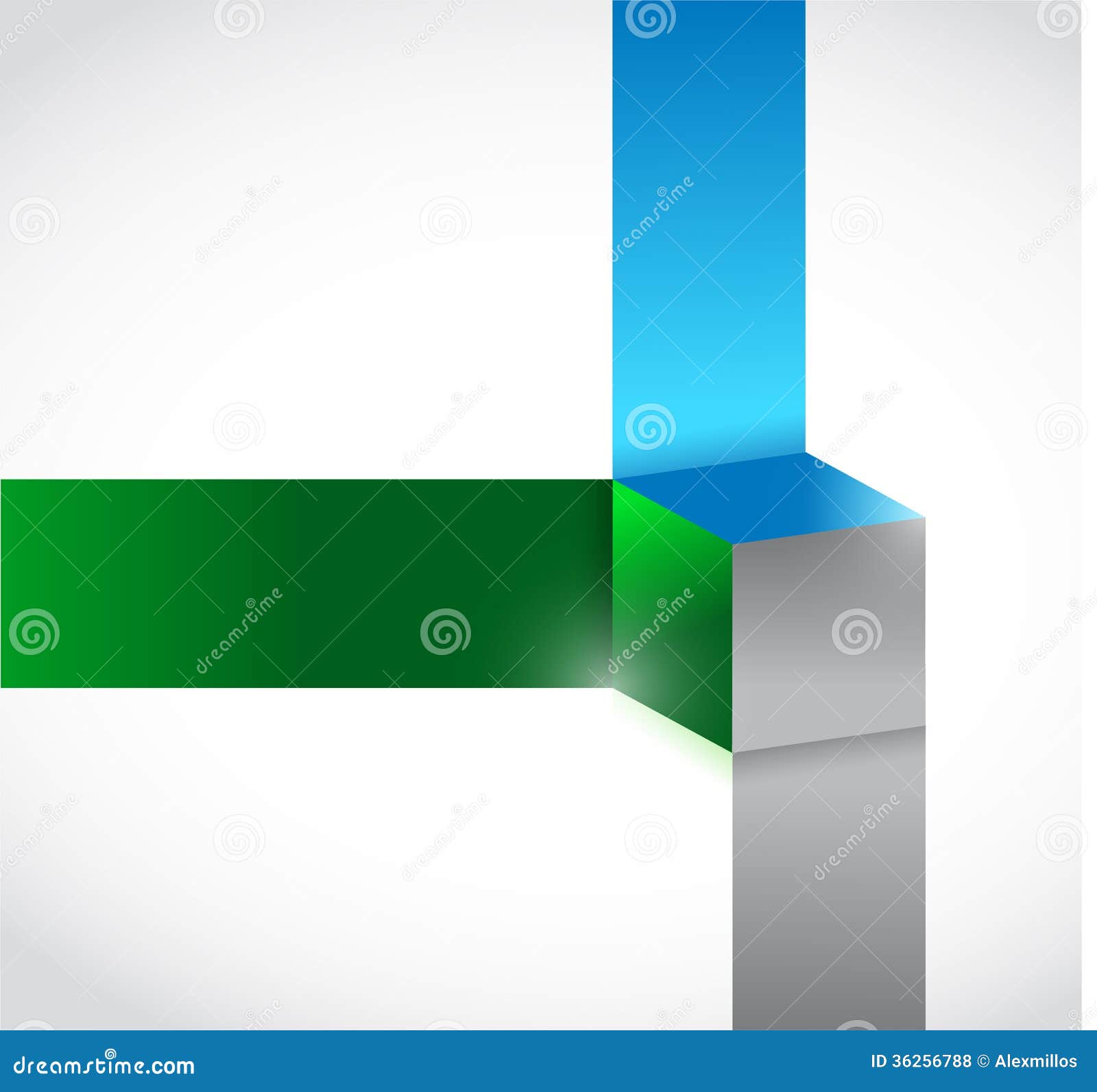 Color Cubes Illustration Design Stock Illustration - Illustration of ...