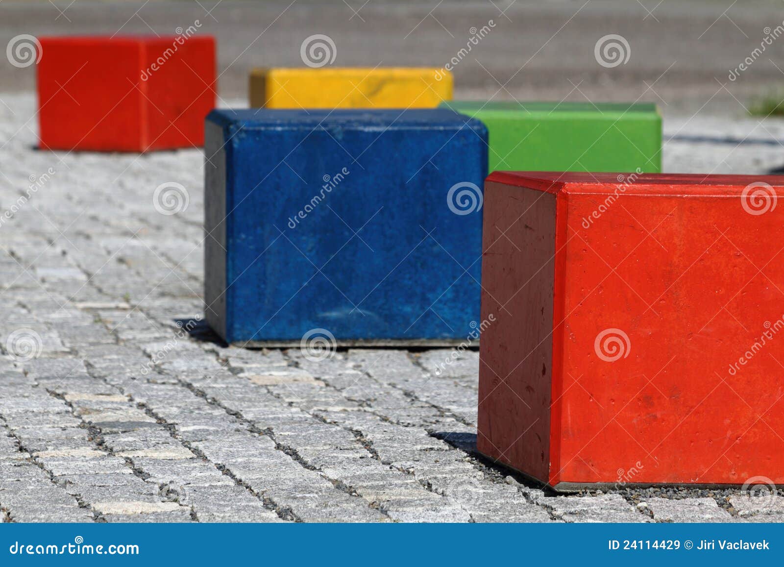 Color Cubes (RGB) Architecture Stock Image - Image of green, original ...