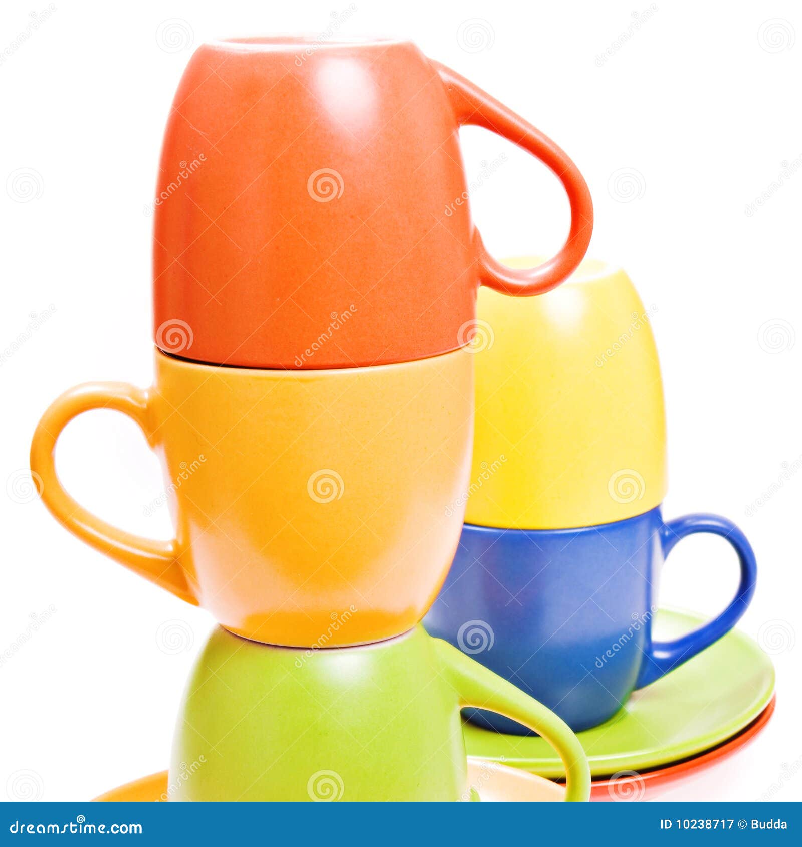 Color cups stock image. Image of empty, glass, colorful - 10238717