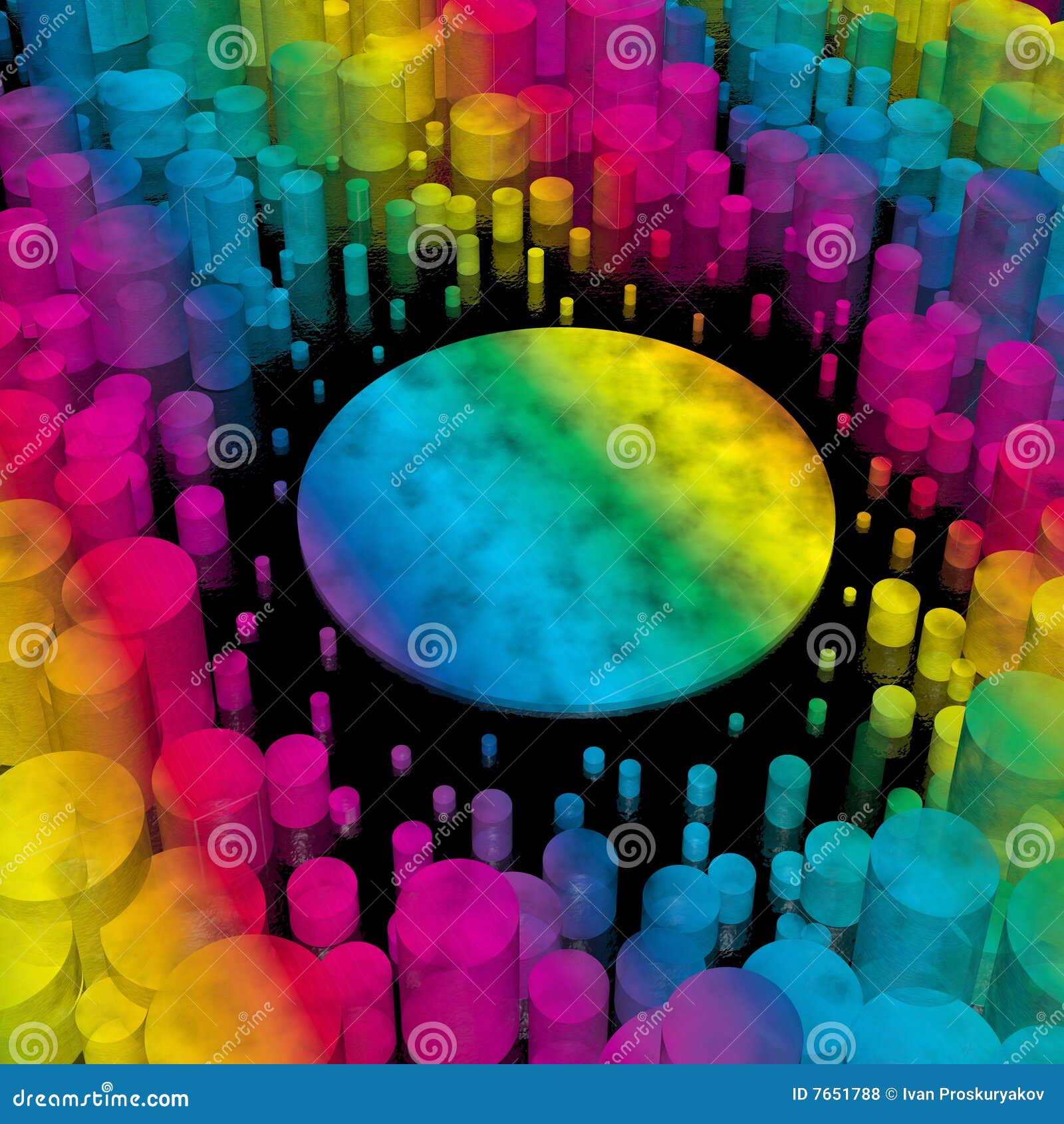 Color cylinders stock illustration. Illustration of background - 7651788