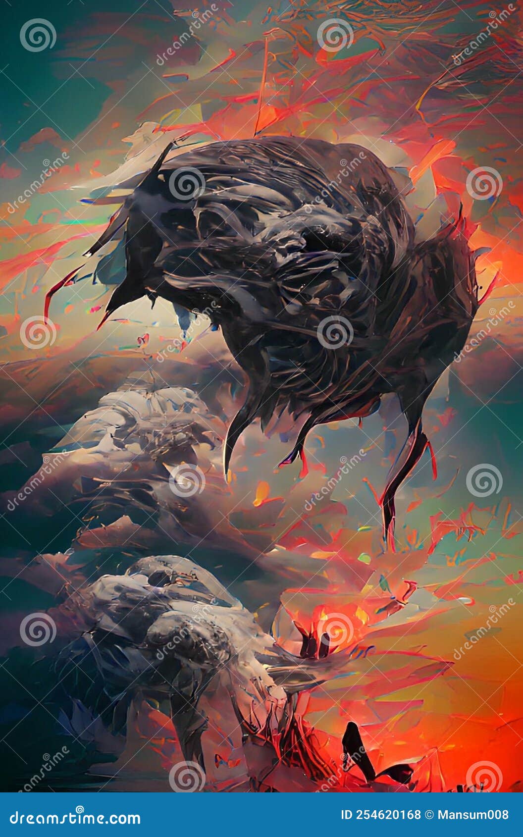 Dark Monster Friends: A Realistic Yet Ethereal Anime-inspired Cryptid ...