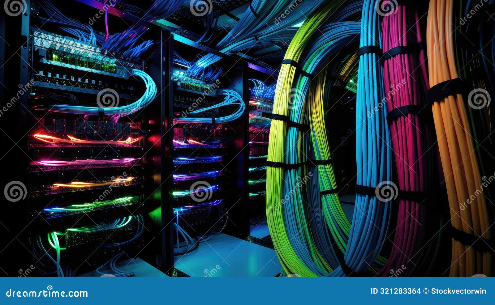 Color Cabling Royalty-Free Illustration | CartoonDealer.com #324974619