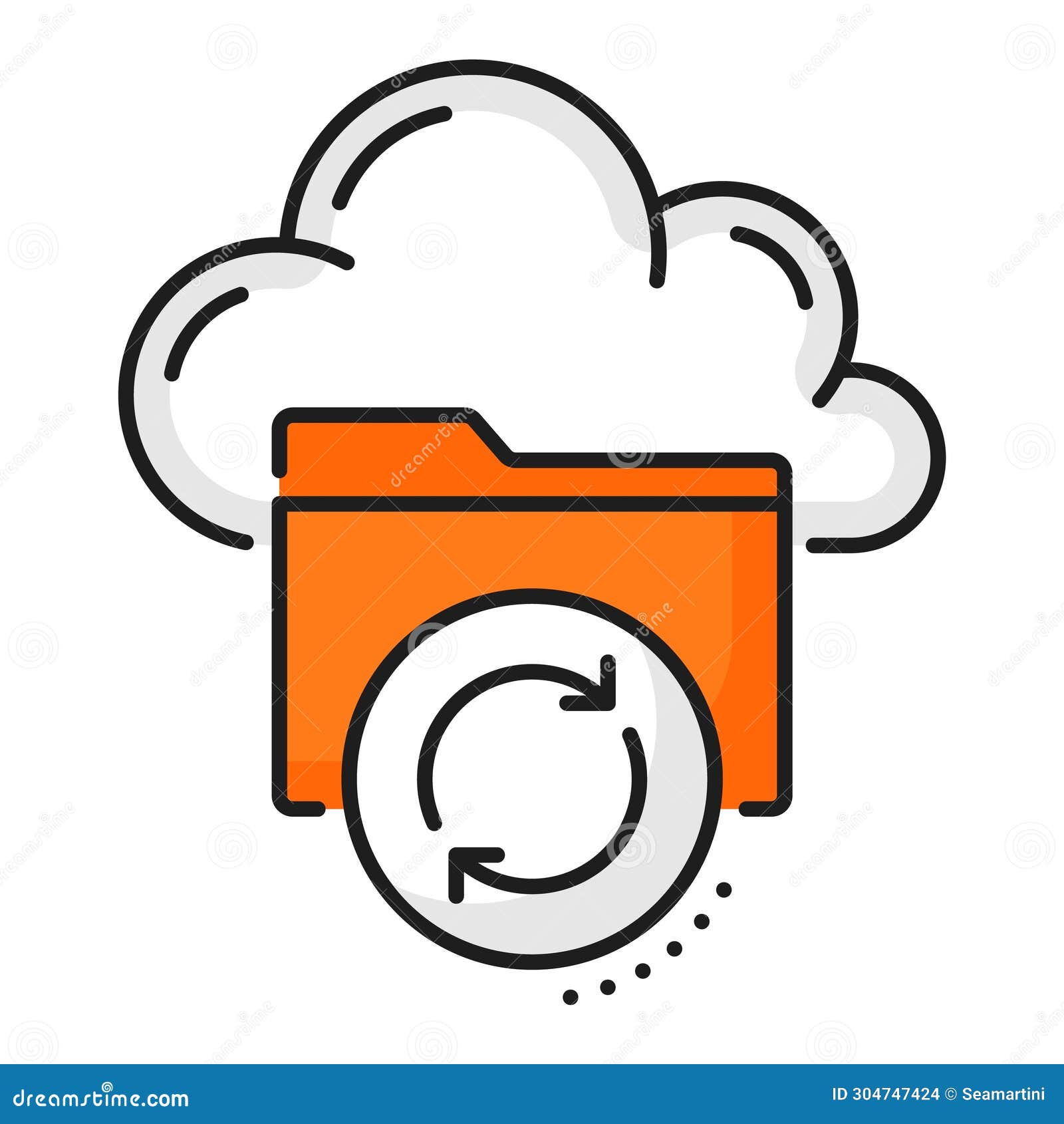Color Database, Network Server, Cloud Storage Icon Stock Vector - Illustration of symbol, icon ...