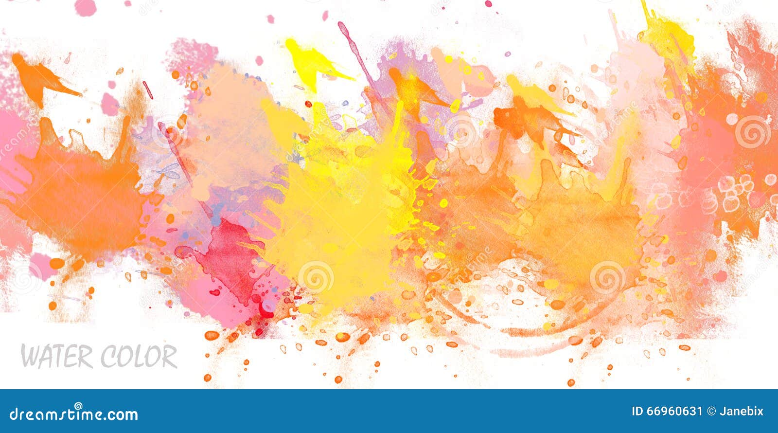 Color de agua stock de ilustración. Ilustración de icono - 66960631