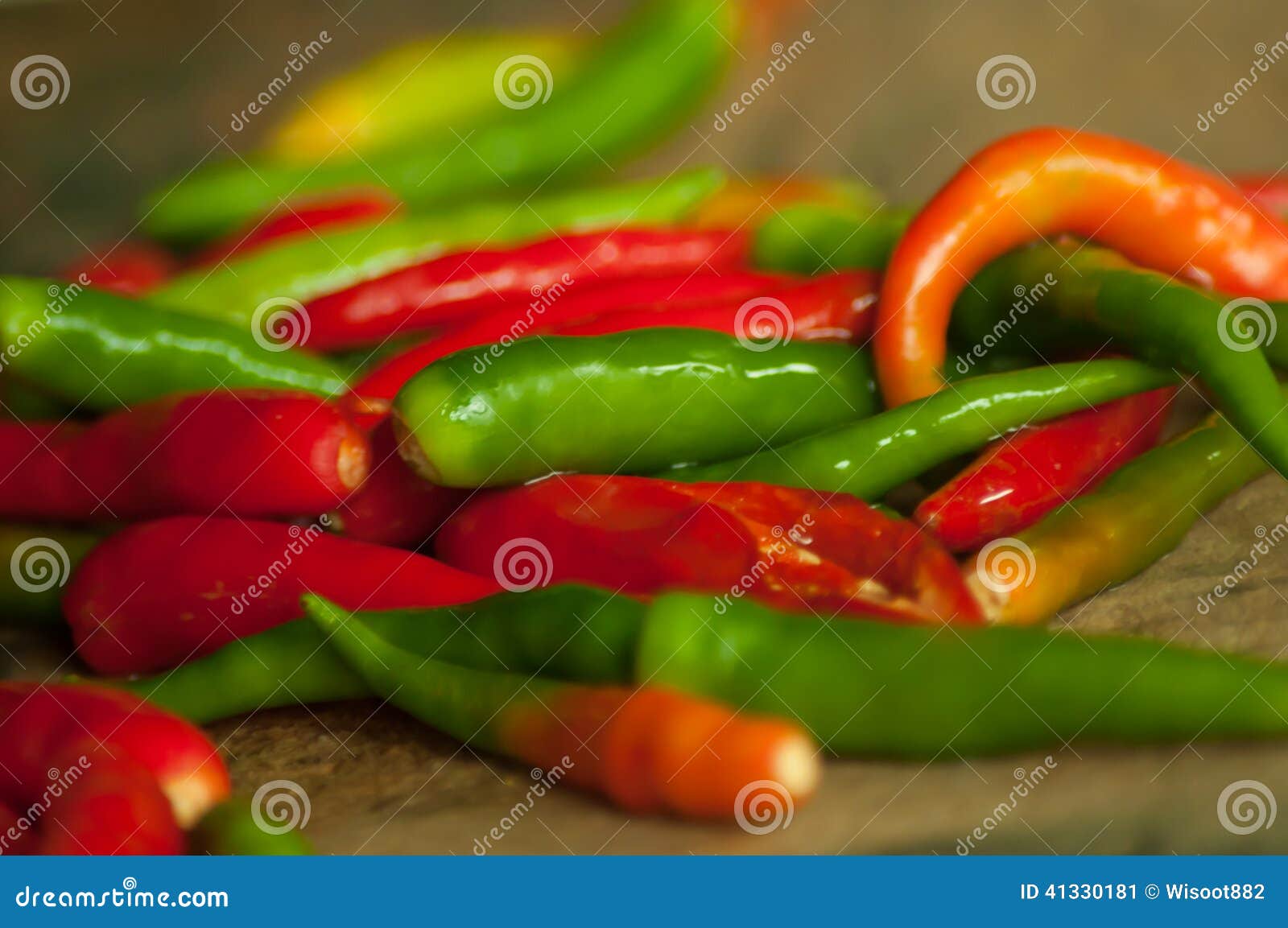 Color De La Variedad De Chiles Imagen de archivo - Imagen de rojo ...