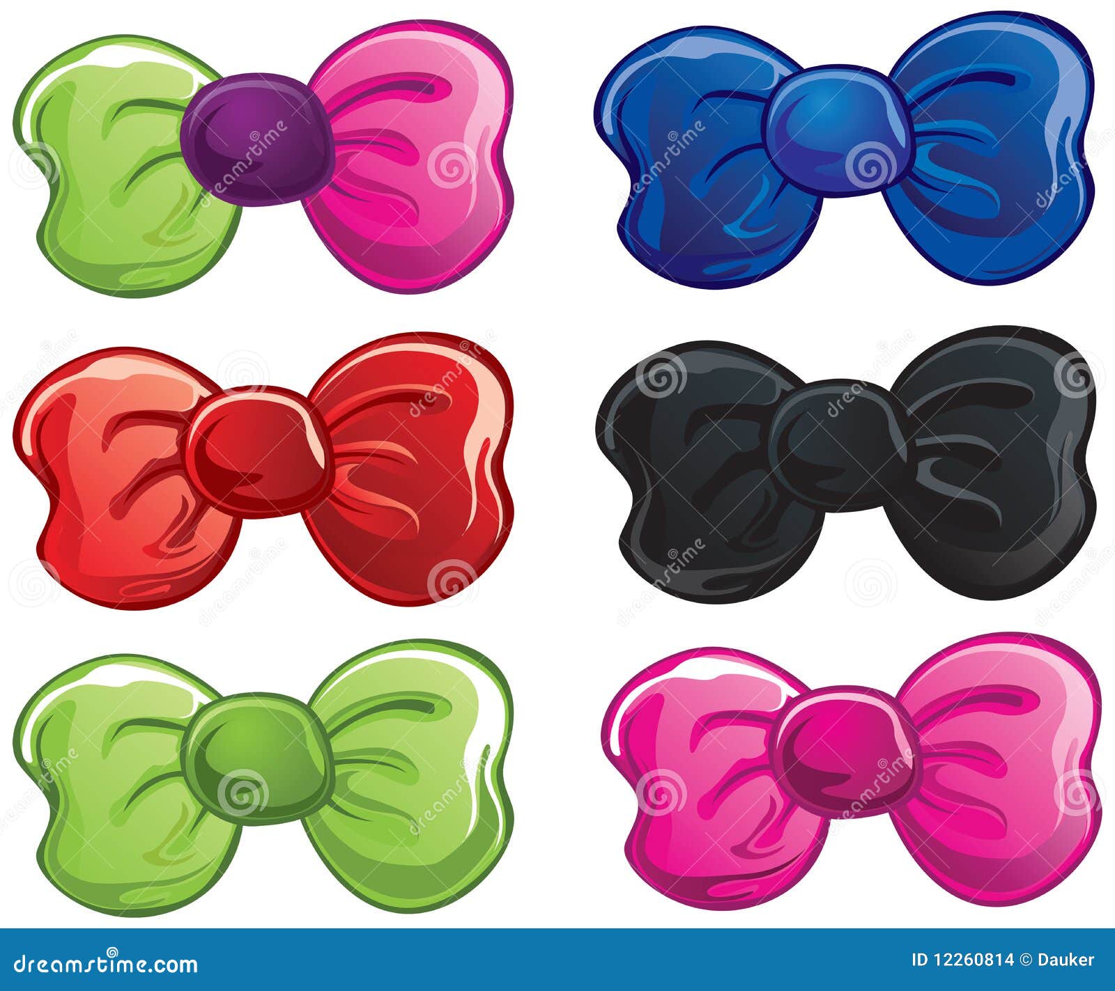 Color de los lazos stock de ilustración. Ilustración de tela - 12260814