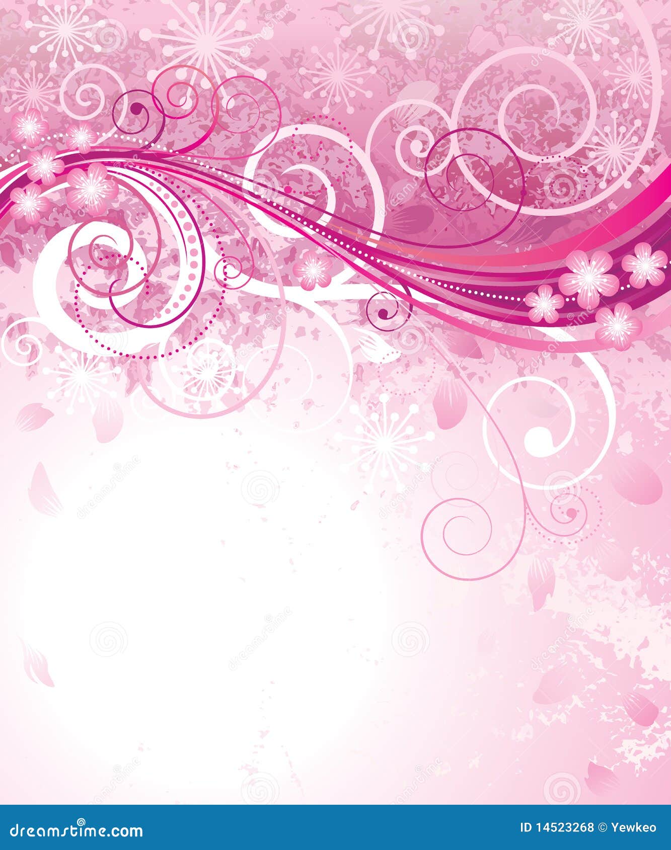 Color de rosa del resorte ilustración del vector. Ilustración de ...