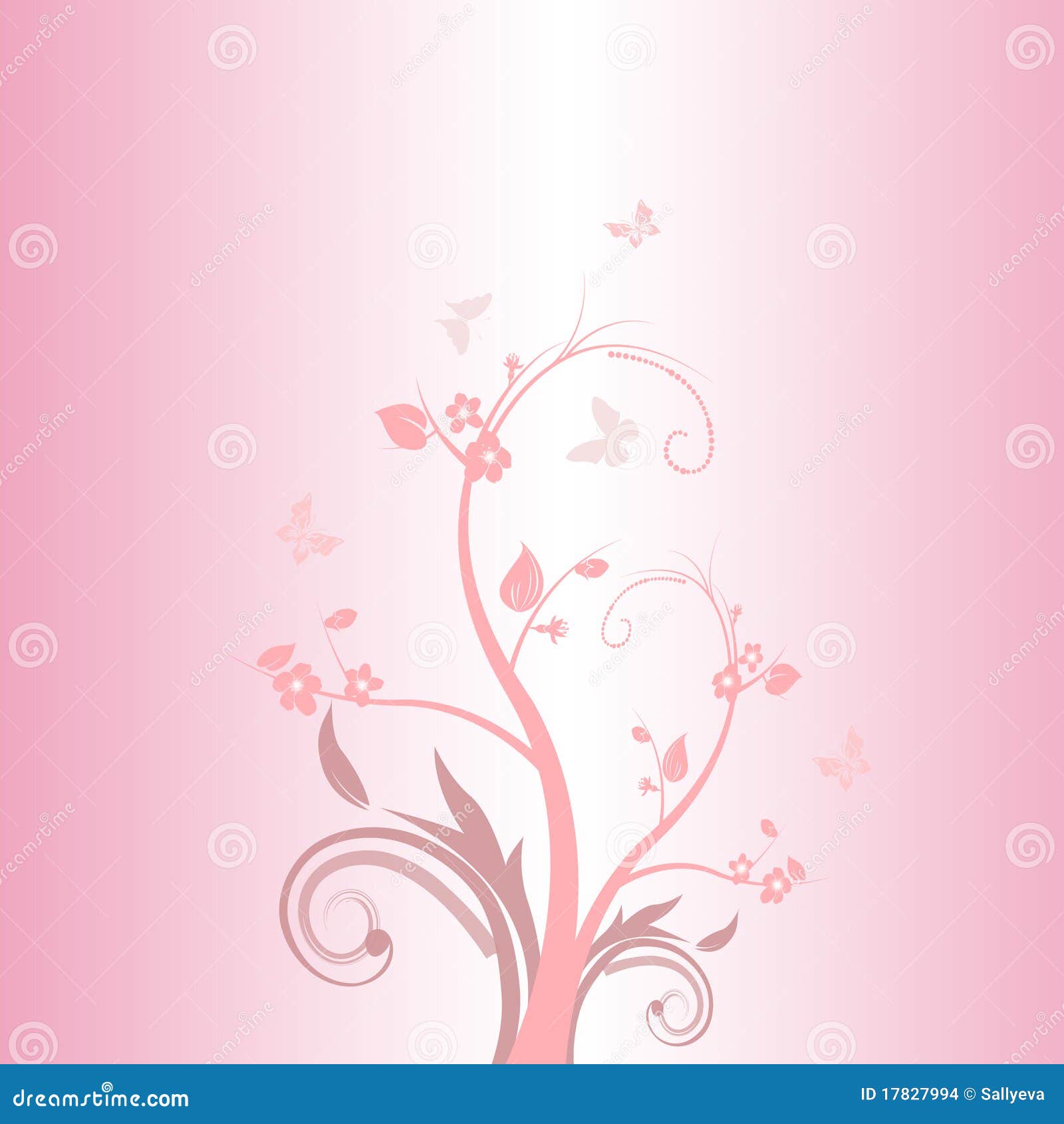 Color de rosa del resorte stock de ilustración. Ilustración de efecto ...