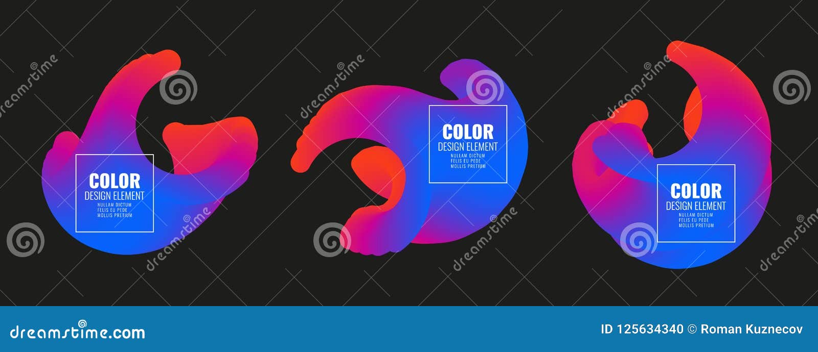 Color design element stock vector. Illustration of financial - 125634340