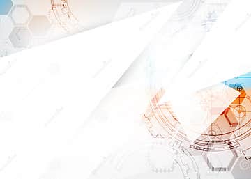 Color Design Layout. Abstract Technology Project Stock Vector ...