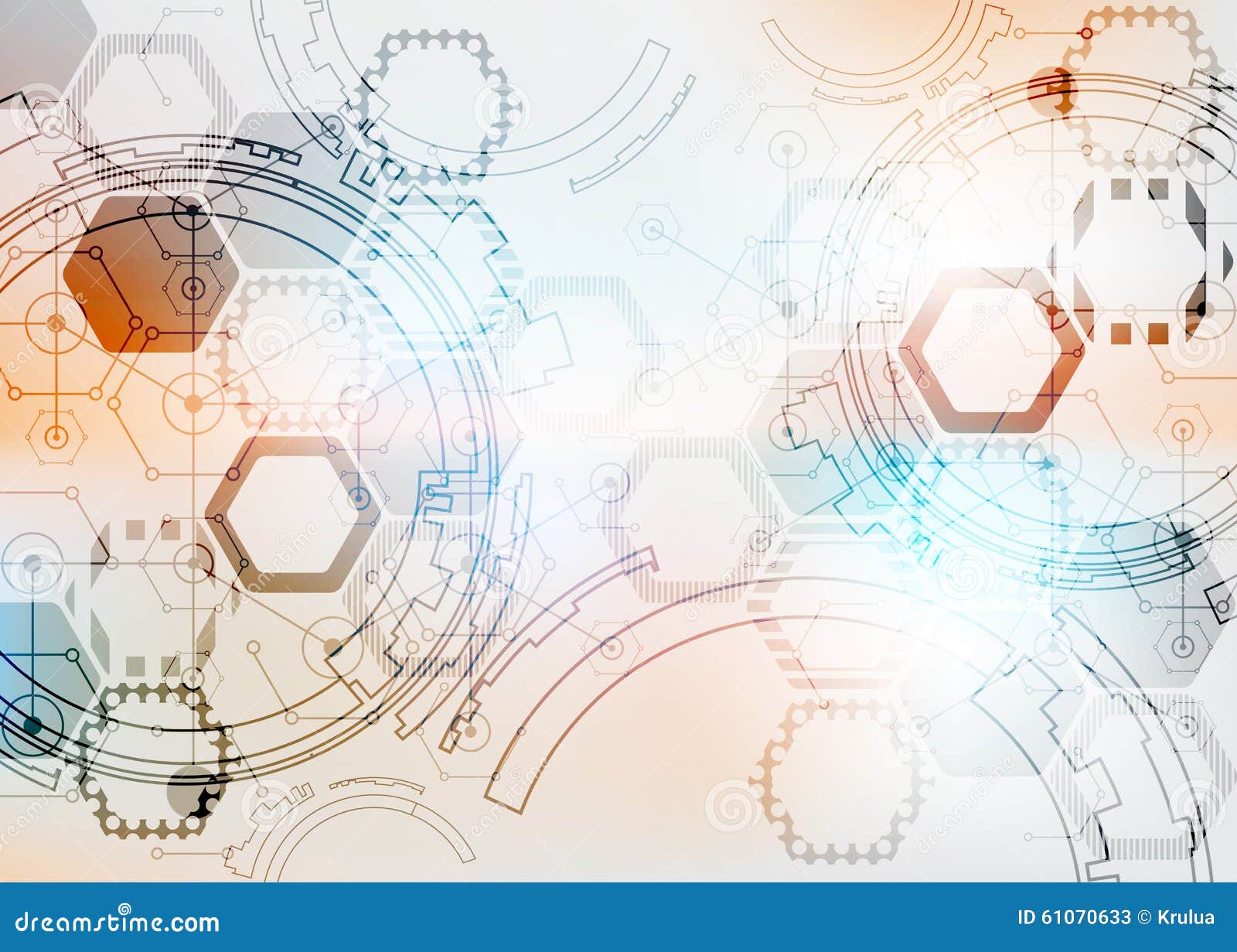 Color Design Layout. Abstract Technology Project Stock Vector ...