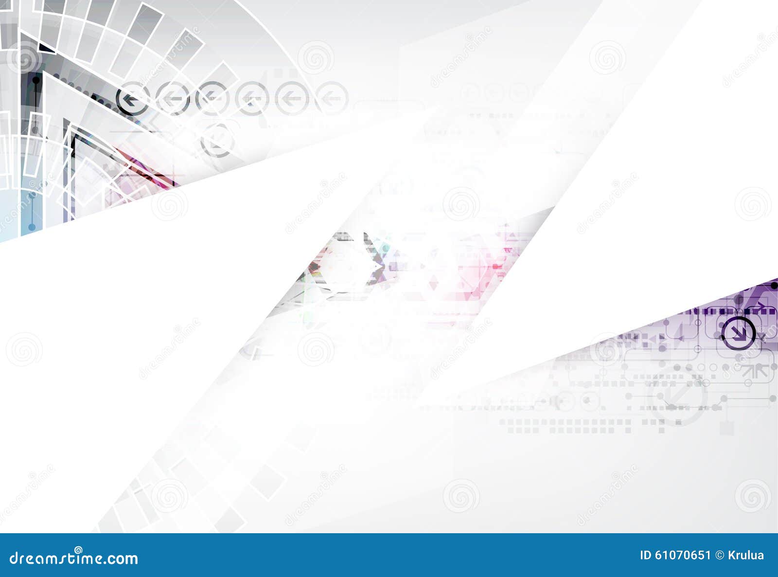 Color Design Layout. Abstract Technology Project Stock Vector ...