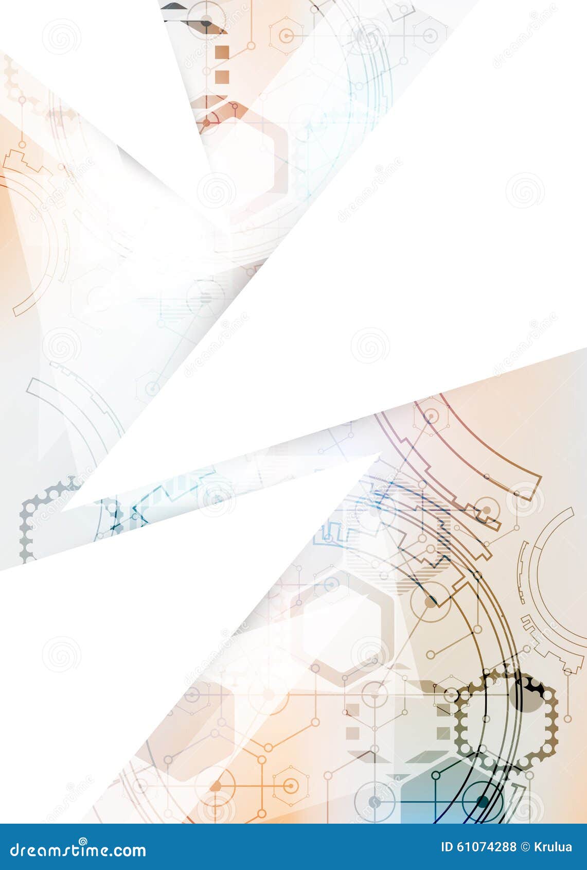 Color Design Layout. Abstract Technology Project Stock Vector ...