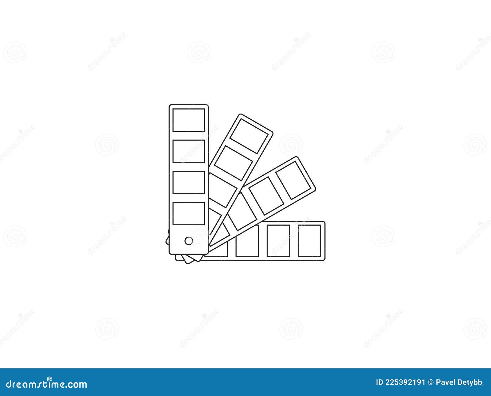 Pantone Icon Vector Sign And Symbol Isolated On White Background ...