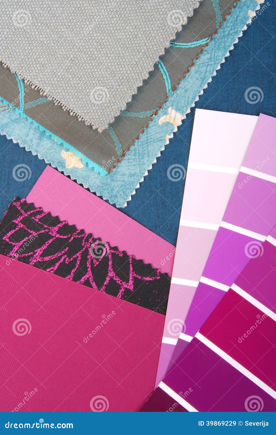 Color Design Selection for Interior Stock Image - Image of repair ...