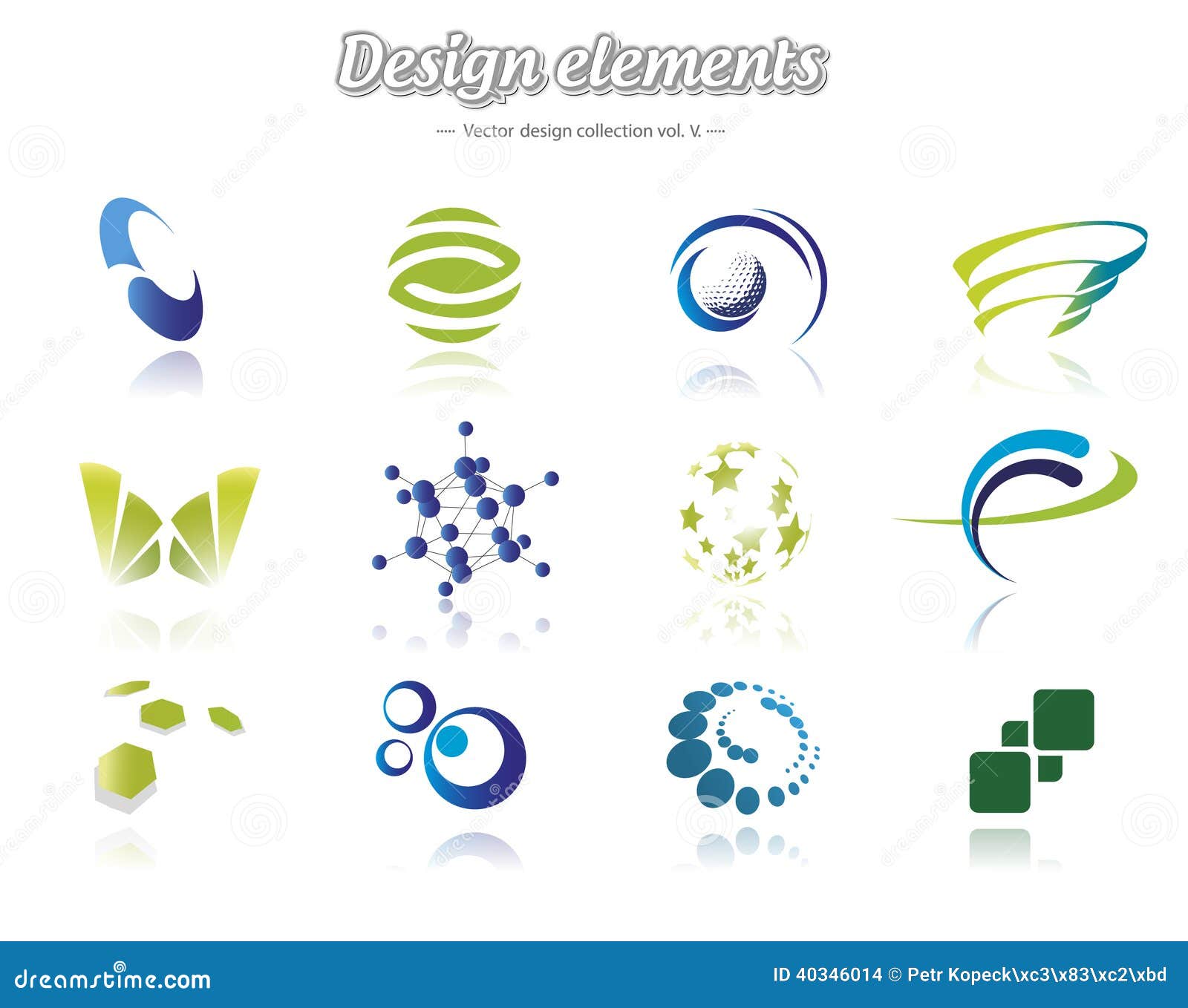Color design set stock illustration. Illustration of icon - 40346014