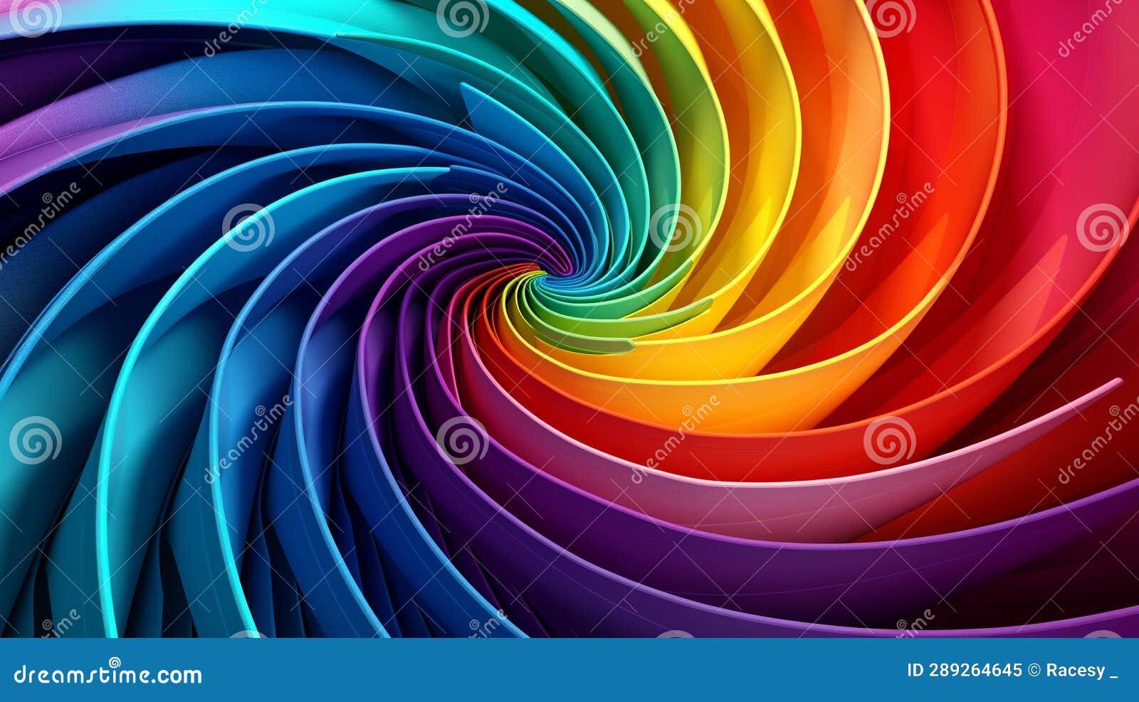 Color Design with a Spiral Design Stock Image - Image of texture ...