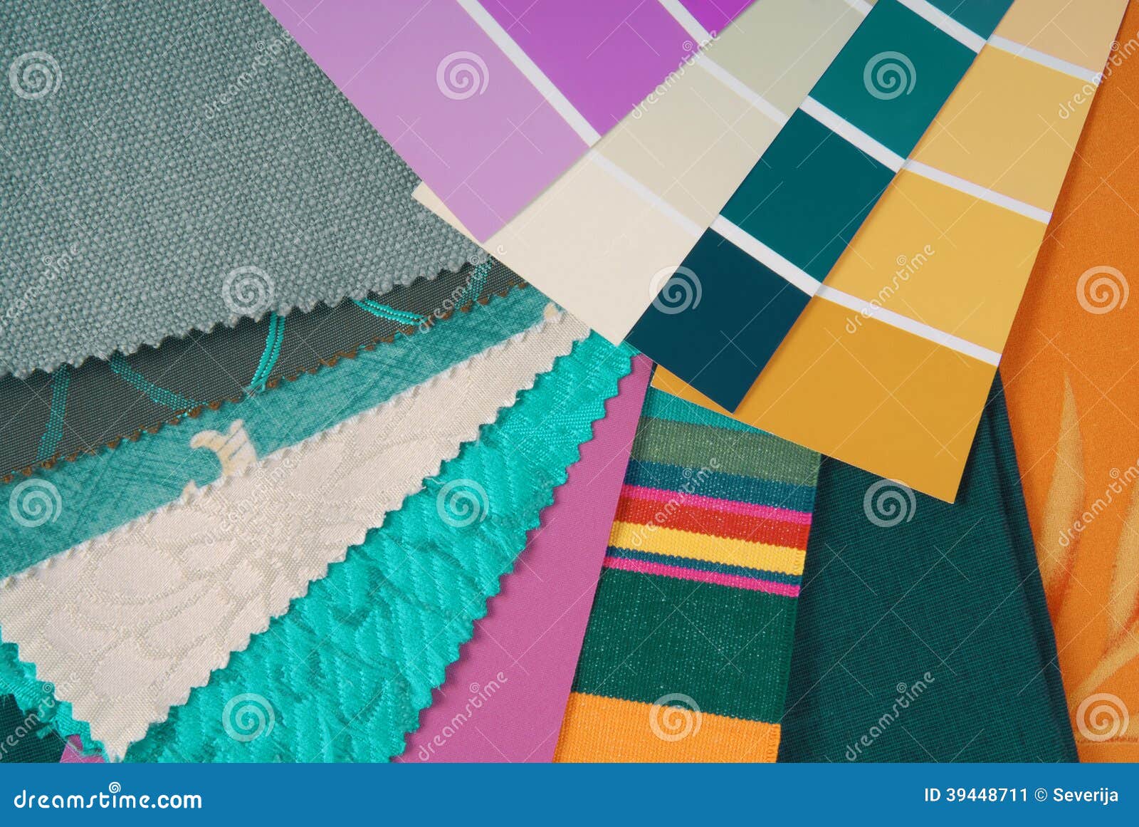 Color Design Trendy Selection Stock Image - Image of remodeling, plan ...