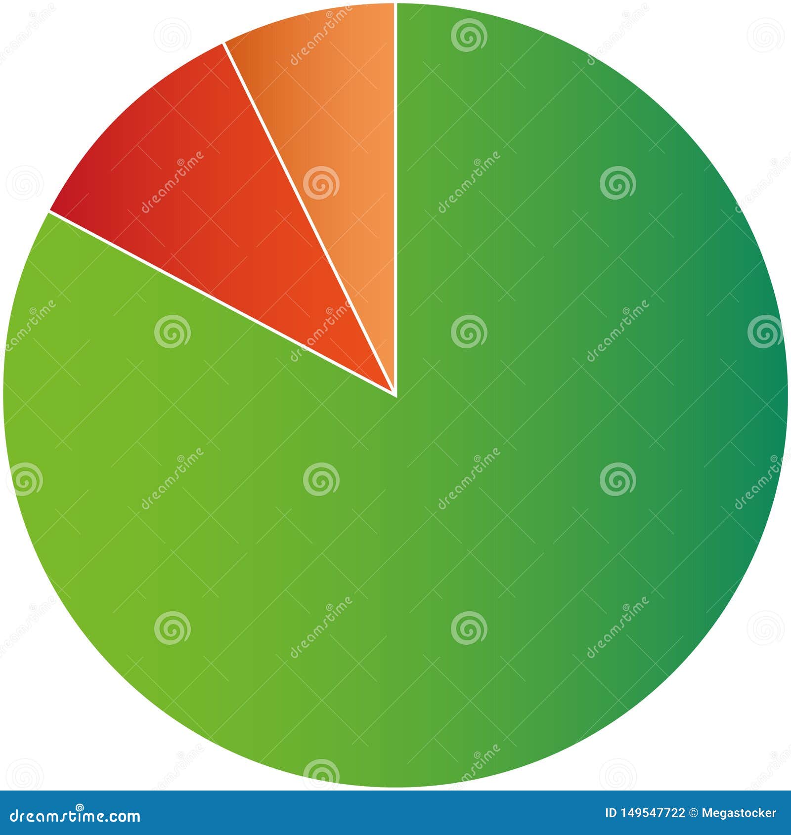 Color Diagram Chart Illustration Stock Vector - Illustration of ...