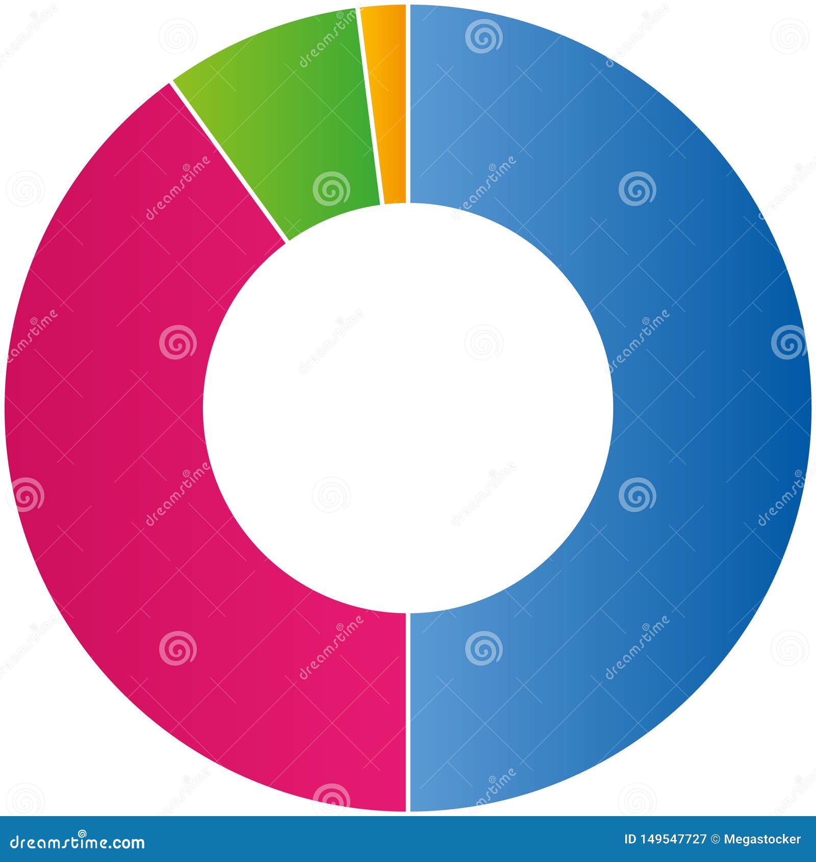 Color Diagram Chart Illustration Stock Vector - Illustration of ...