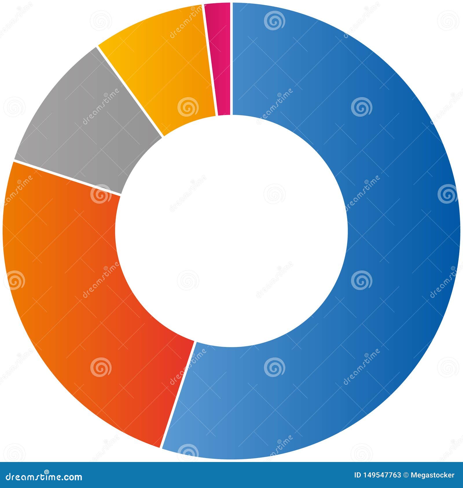 Color Diagram Chart Illustration Stock Vector - Illustration of draw ...