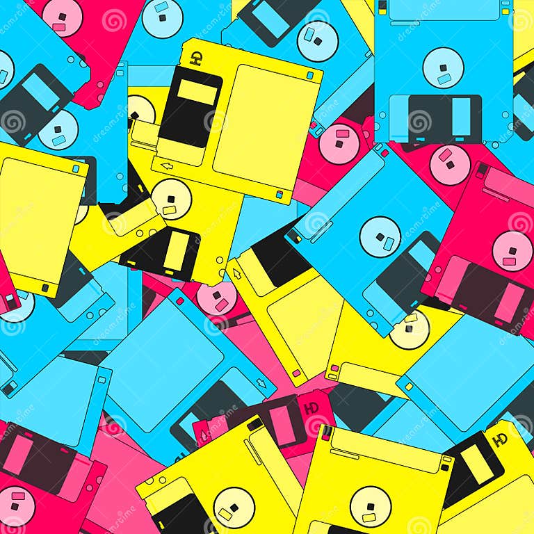 Color disk stock vector. Illustration of program, decor - 31278745