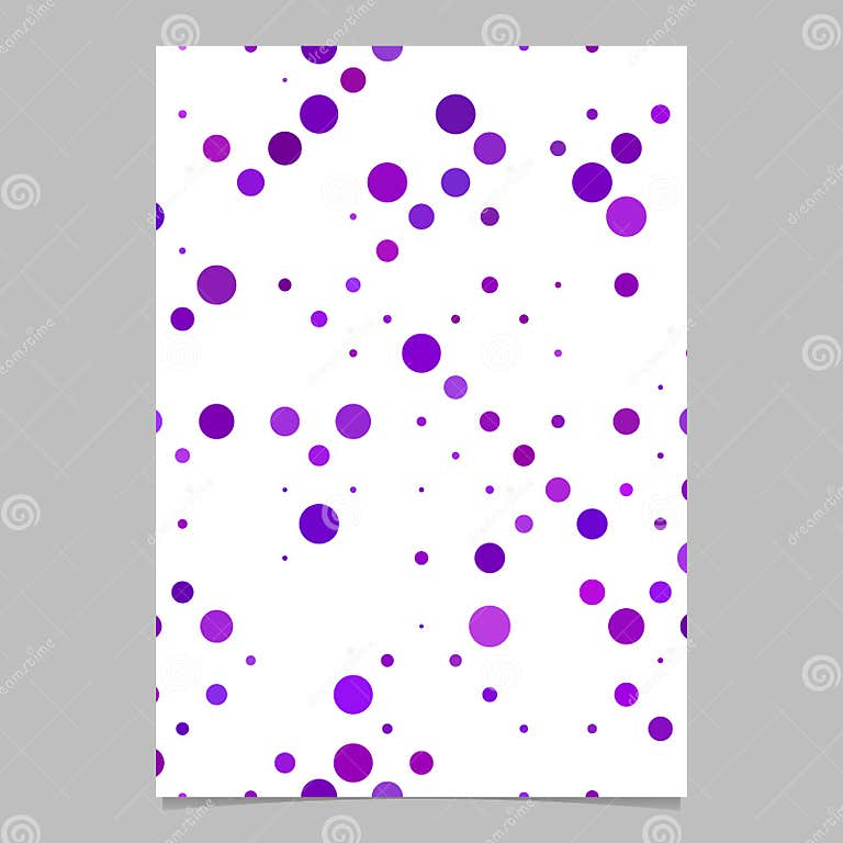 Color Dot Pattern Poster Template - Vector Cover Background Graphic ...