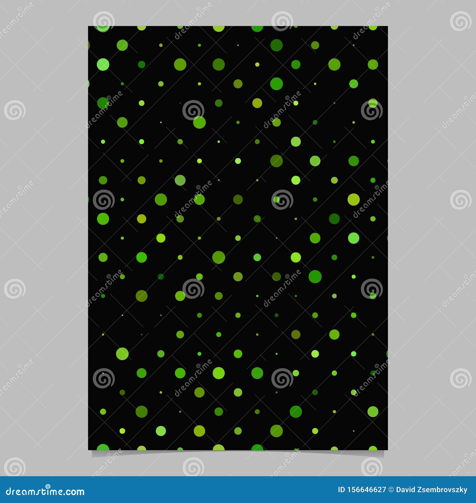 Color Dot Pattern Poster Template - Vector Stationery Background Stock ...