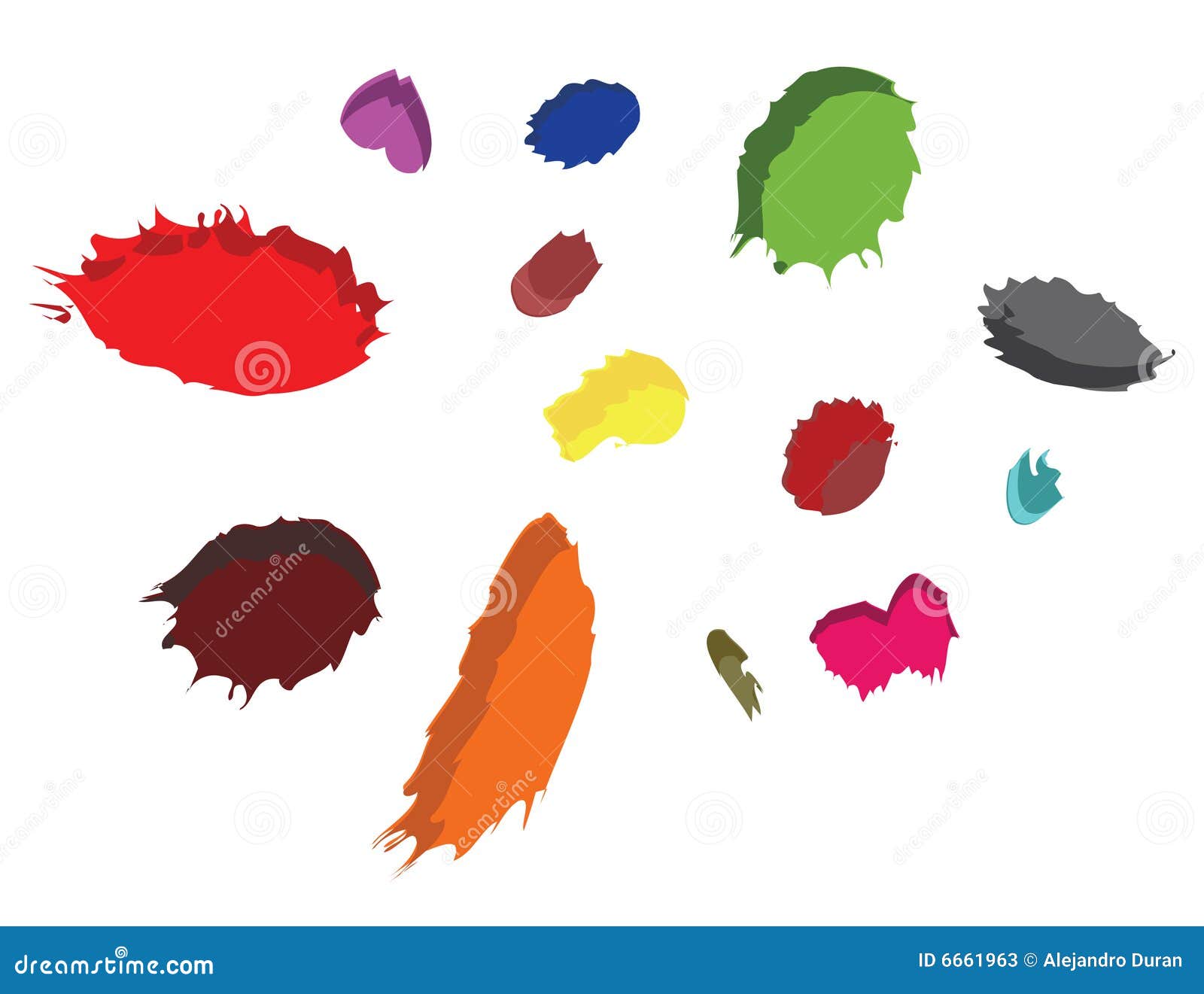 Color dots stock vector. Illustration of design, colorful - 6661963