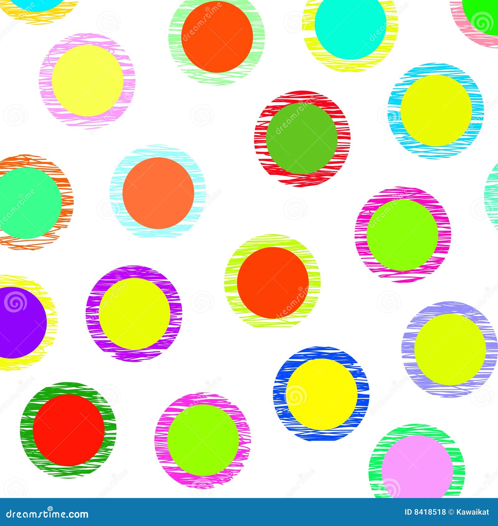 Color dots stock illustration. Illustration of orange - 8418518