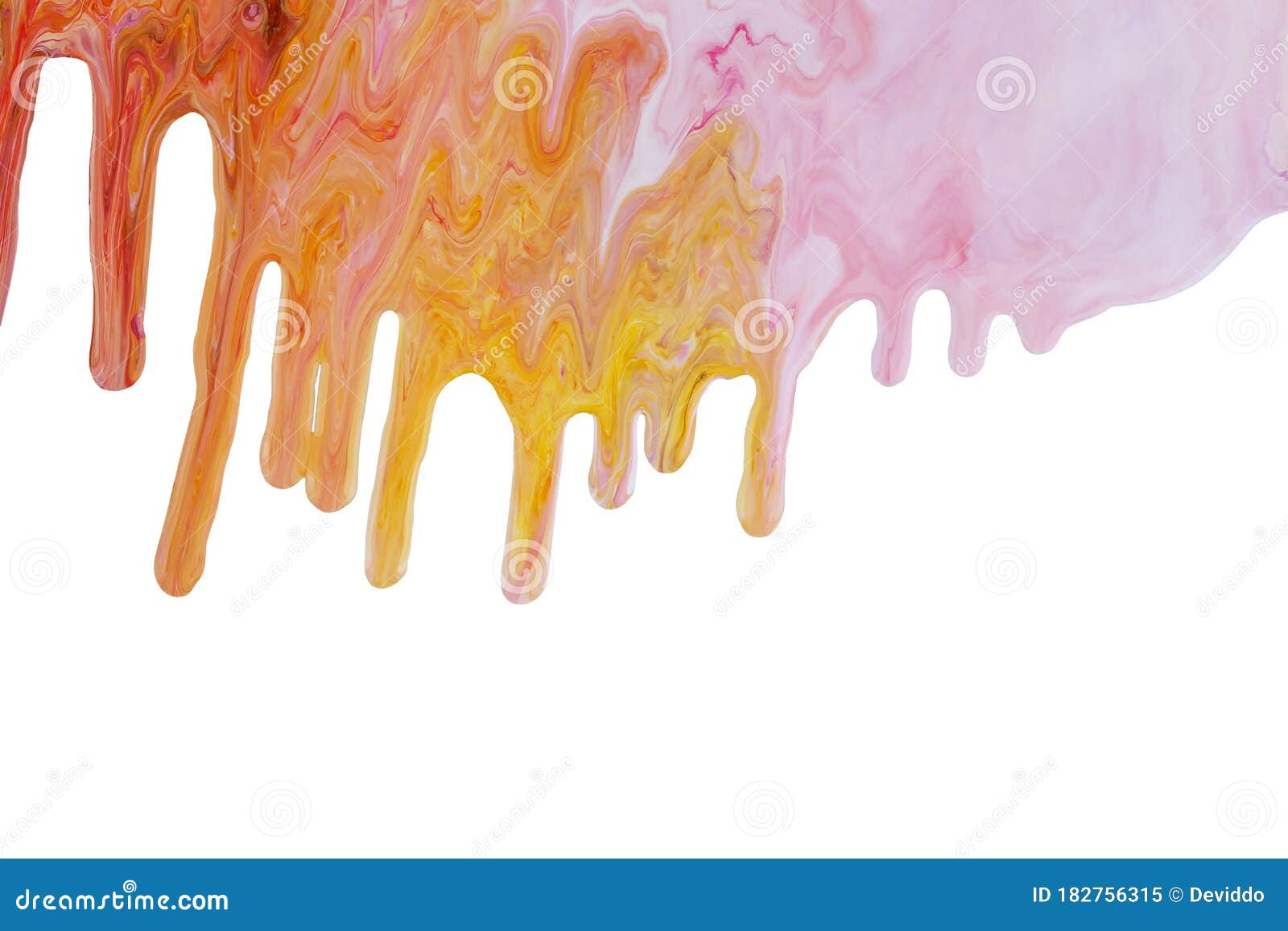 Color dripping paint stock illustration. Illustration of graphic ...