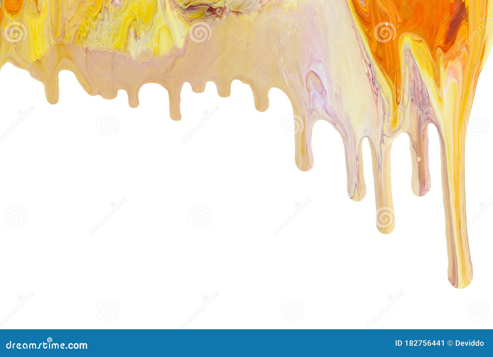 Color dripping paint stock illustration. Illustration of graphic ...